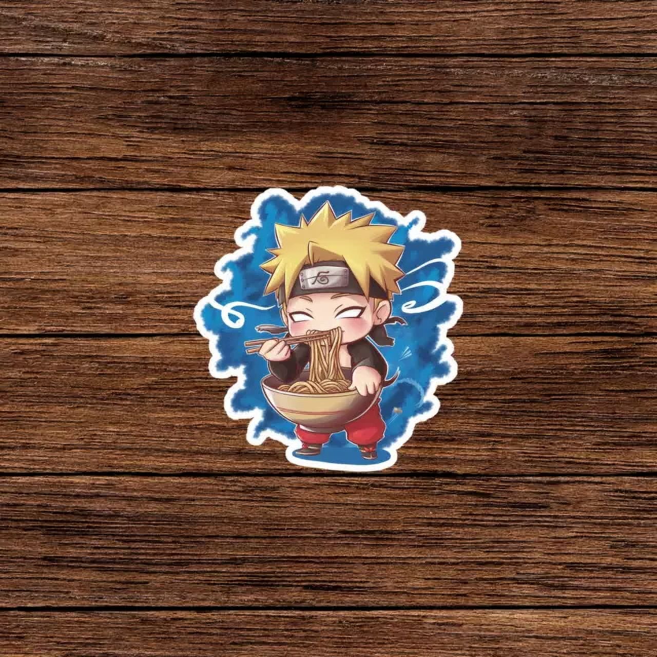Cute Naruto Uzumaki Ramen Bowl Vinyl Sticker - Anime Decal For Laptops ...