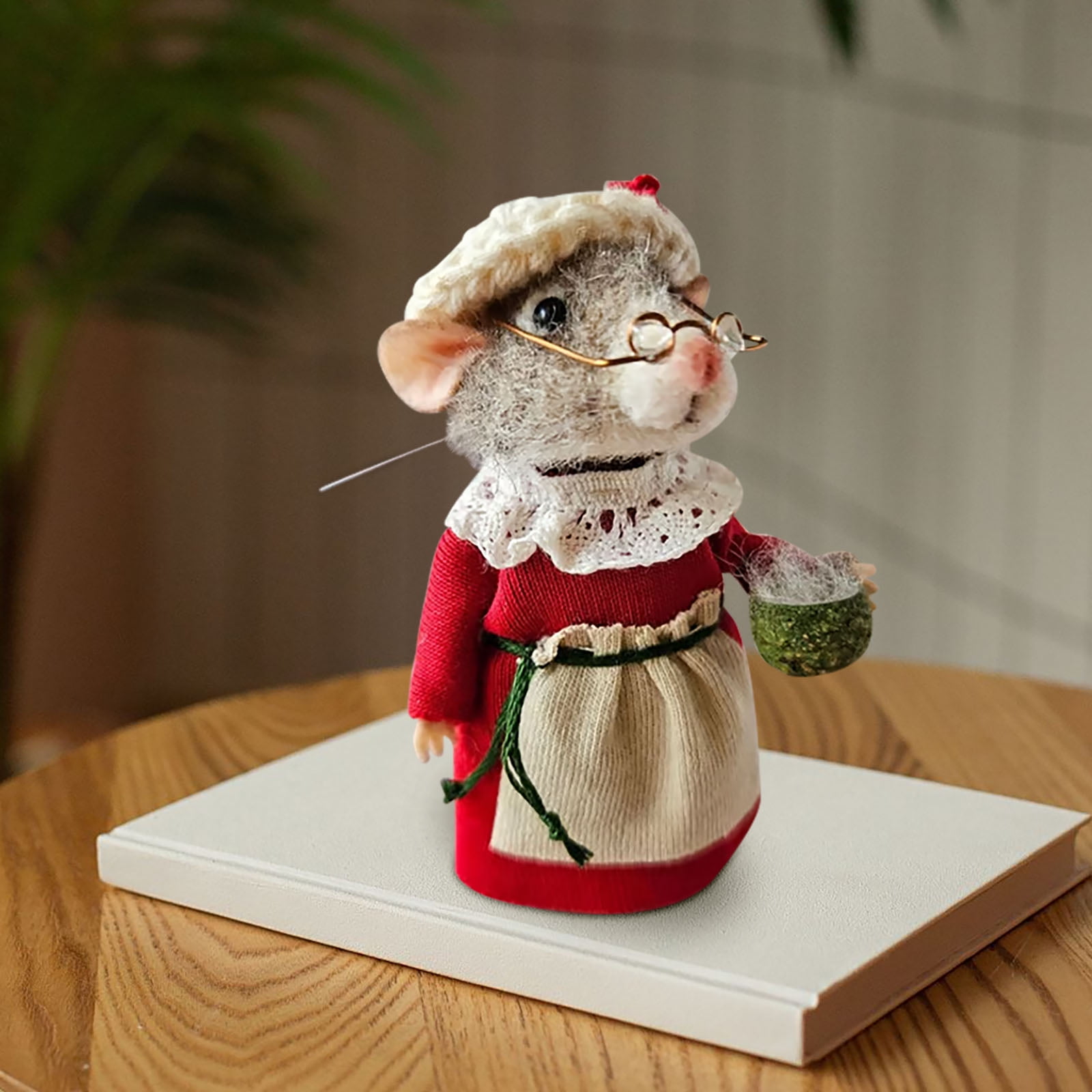 Cute Needle Felted Mouse,Christmas Wool Felt Mouse Ornament, Cute Felt ...
