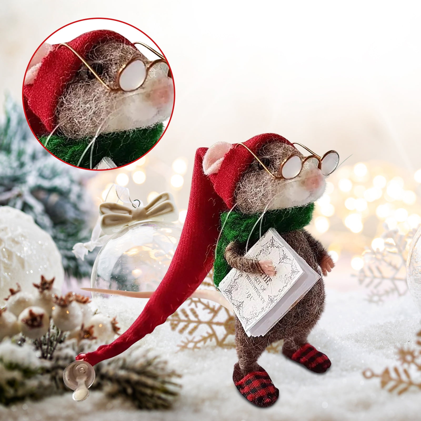 Cute Needle Felted Mouses - Handmade Christmas Needle Felting Mouses ...