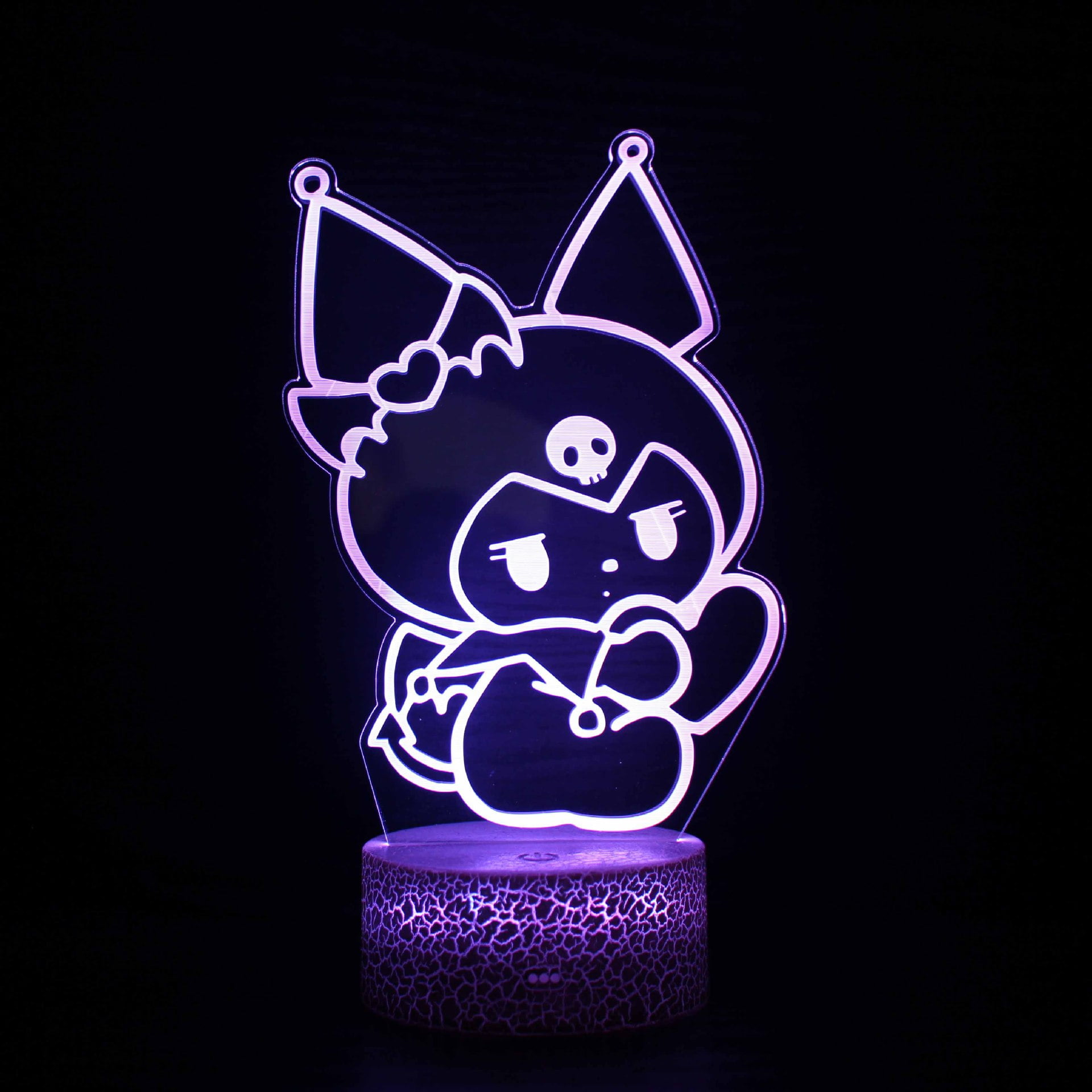 Cute Night Light - Anime Charater 16 Color Change Decor Kuromi Lamp ...