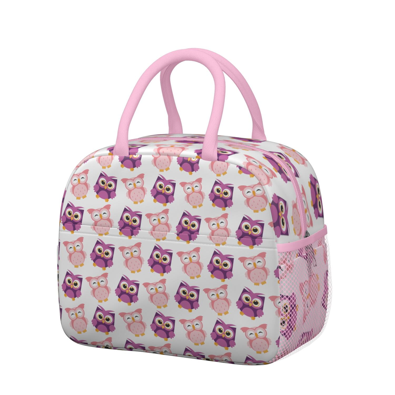 Cute Night Owl Lunch Bag - Thermal Insulated & Splash-Proof Reusable ...