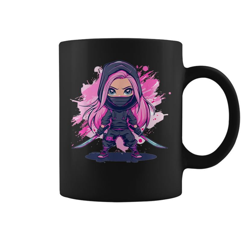 Cute Ninja Girl I Pastel Ninja Coffee Mugs - Walmart.com