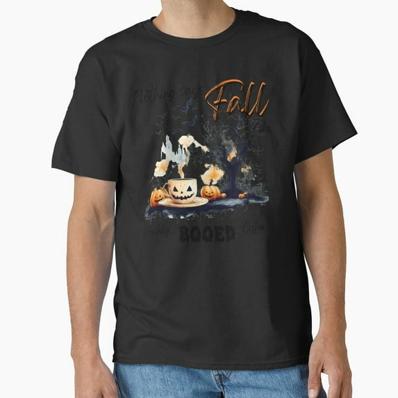 Cute Nothing Says Fall Like Freshly Booed Coffee Funny Halloween ...