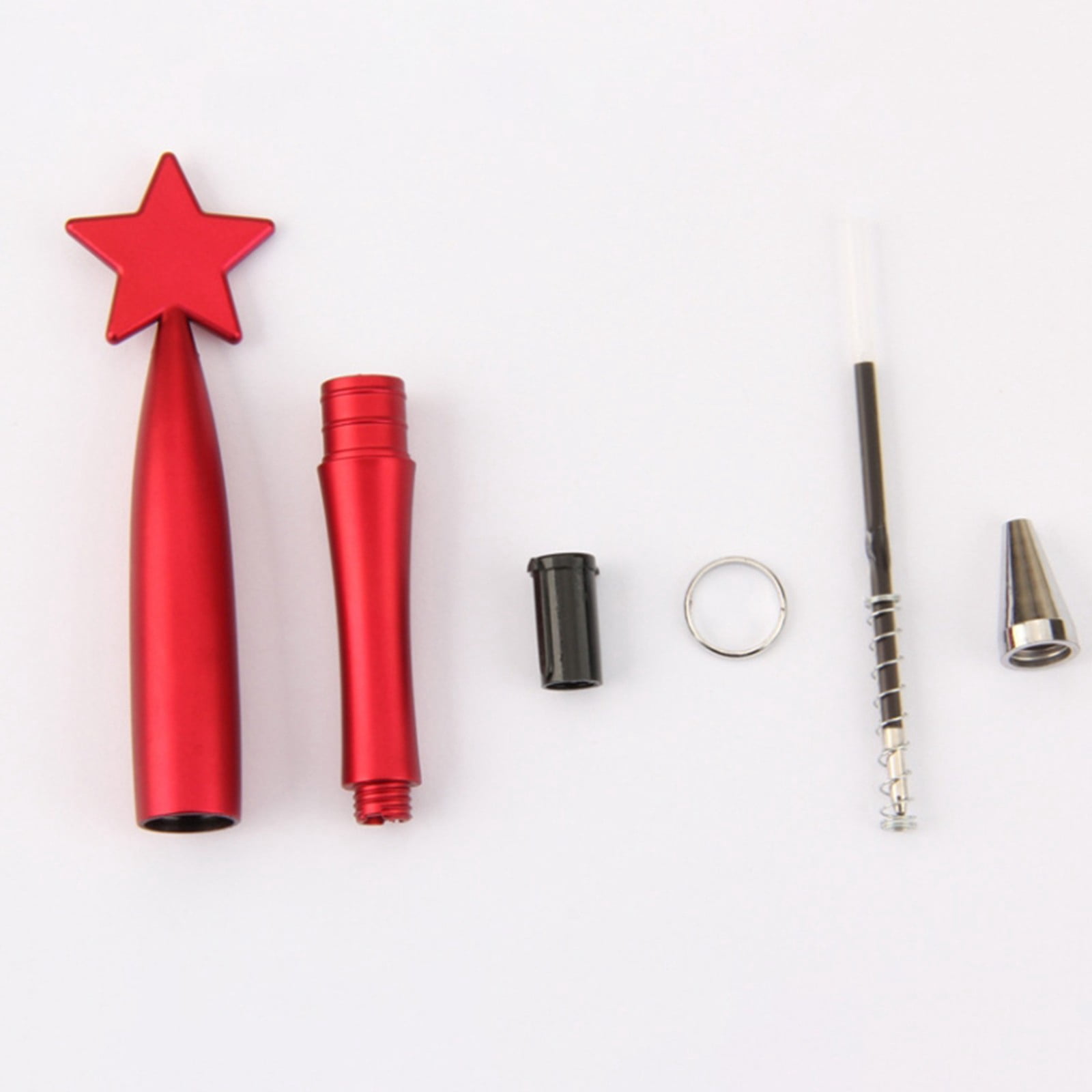 Cute Novelty Ballpoint Pens Set Heart Star Butterfly Shaped Retractable ...