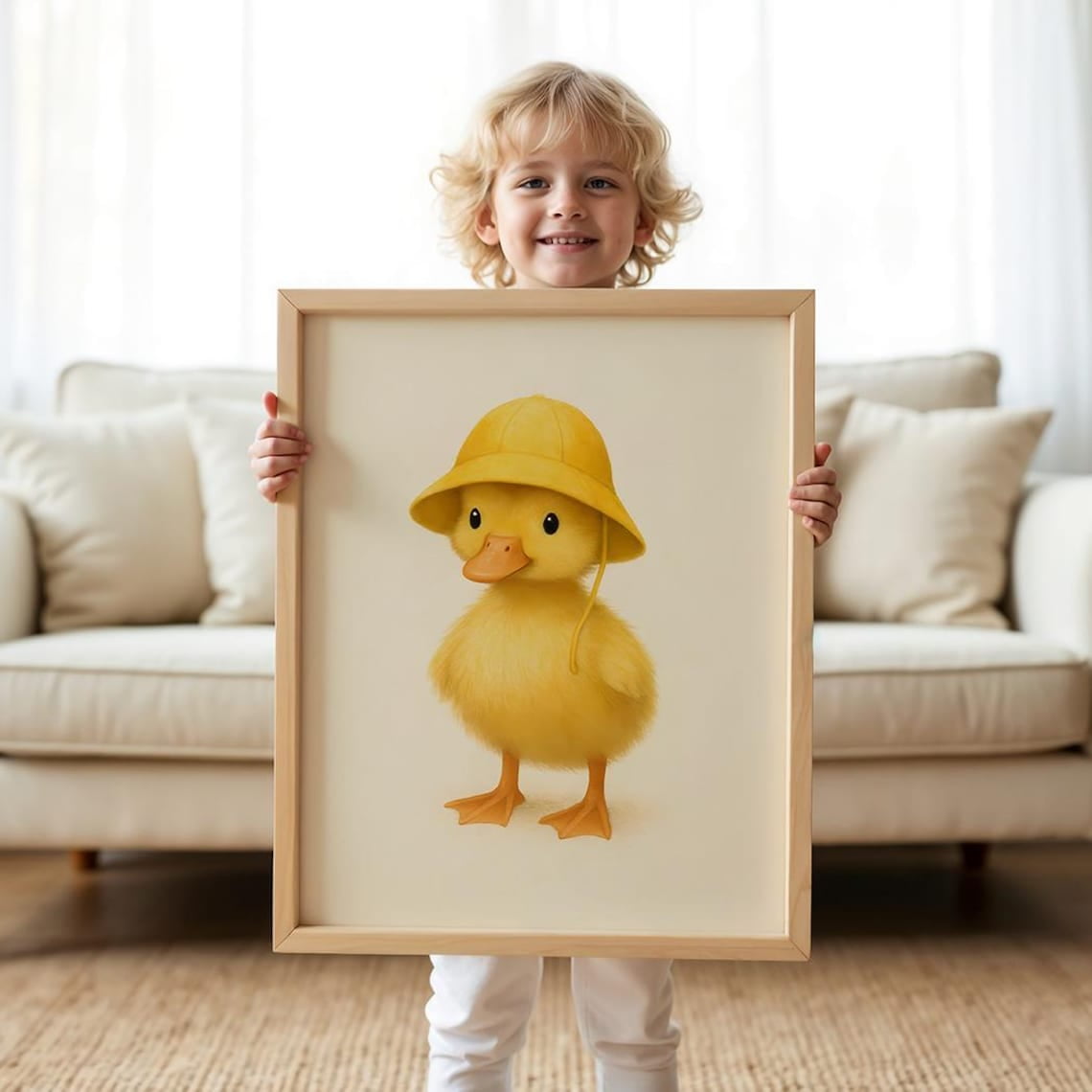 Cute Nursery Poster, Minimalist Nursery Poster, Duckling Poster Home ...