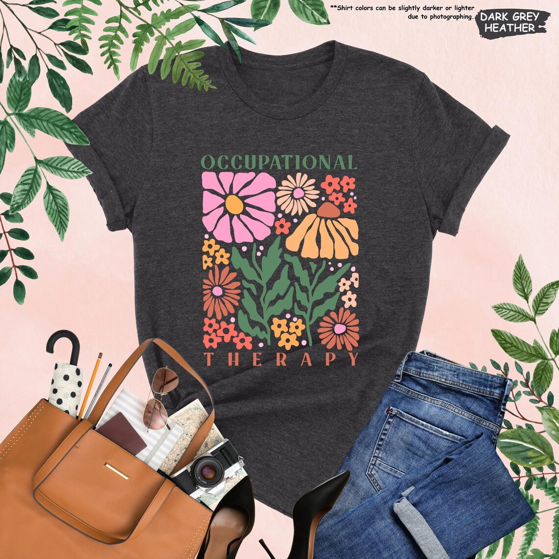 Cute Occupational Therapy Shirt, Floral OT Shirt, Special Education Shirt, Therapist, Aesthetic ...
