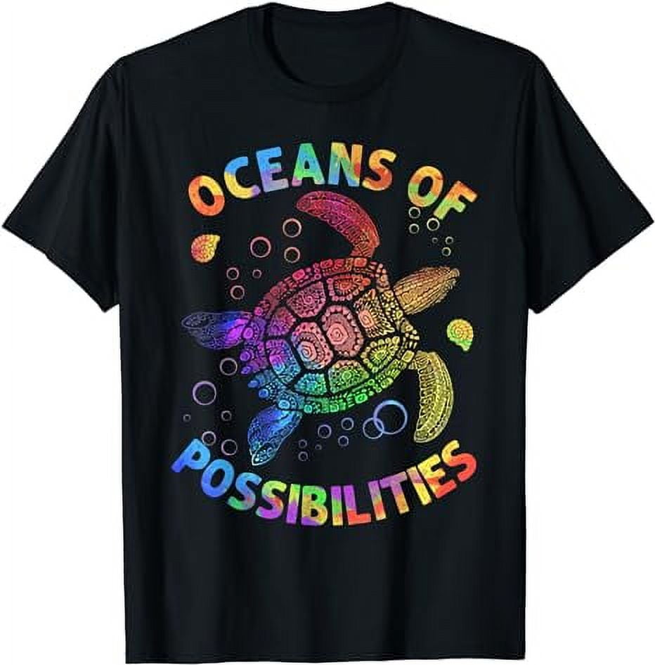 Cute Oceans of Possibilities Summer Reading Sea Creatures T-Shirt ...