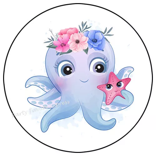 Cute Octopus Sticker Party Favors Sticker Envelope Seals Labels ...