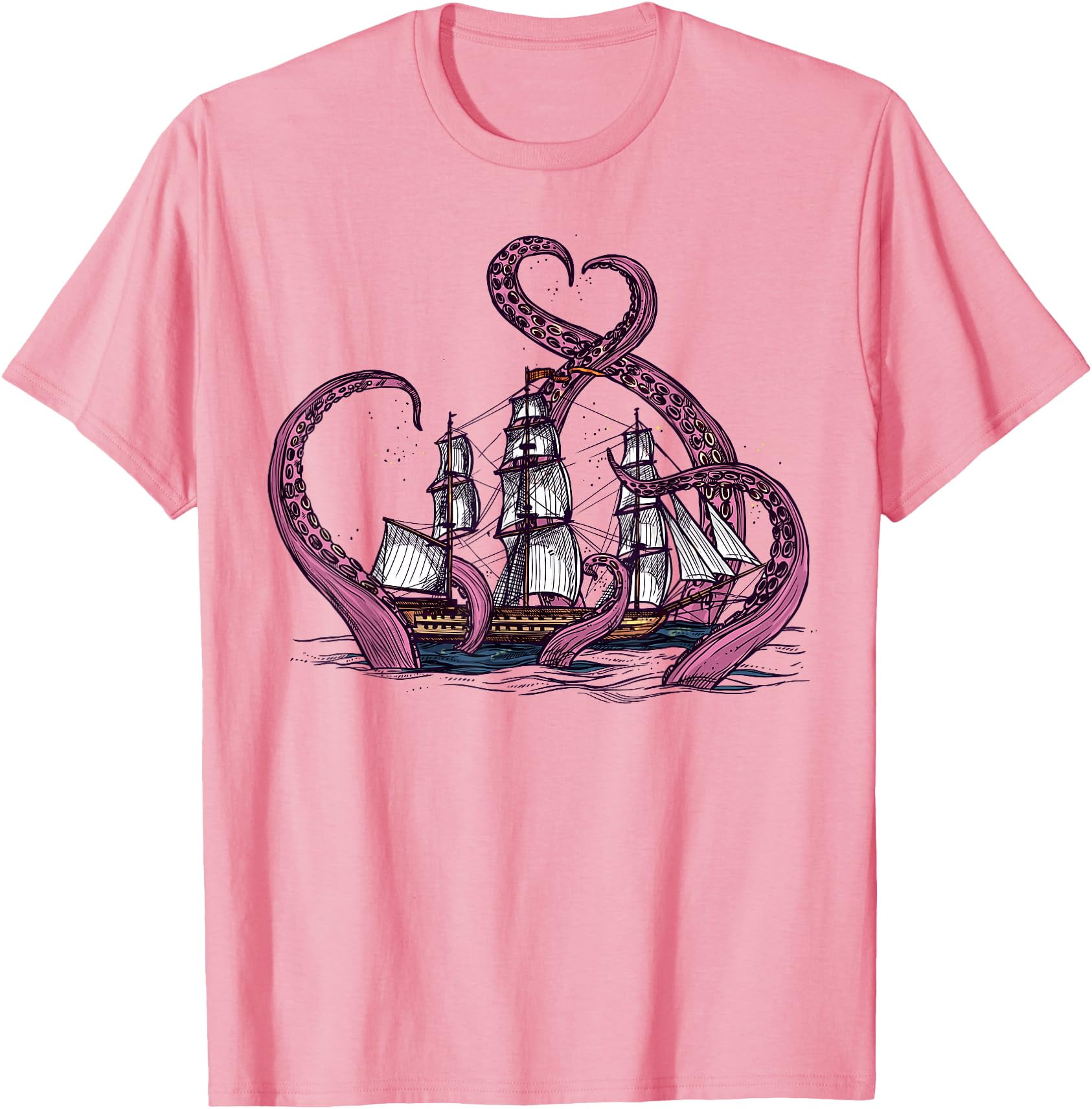 Cute Octopus Vintage Sea Monster Kraken Cthulhu Softstyle Unisex T ...