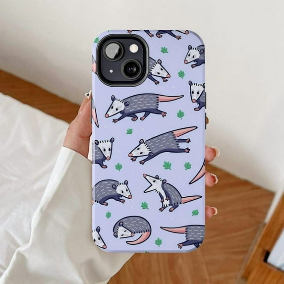 Cute Opossum Funny Wildlife Animal Phone Case for iPhone 11-17 Pro Max ...