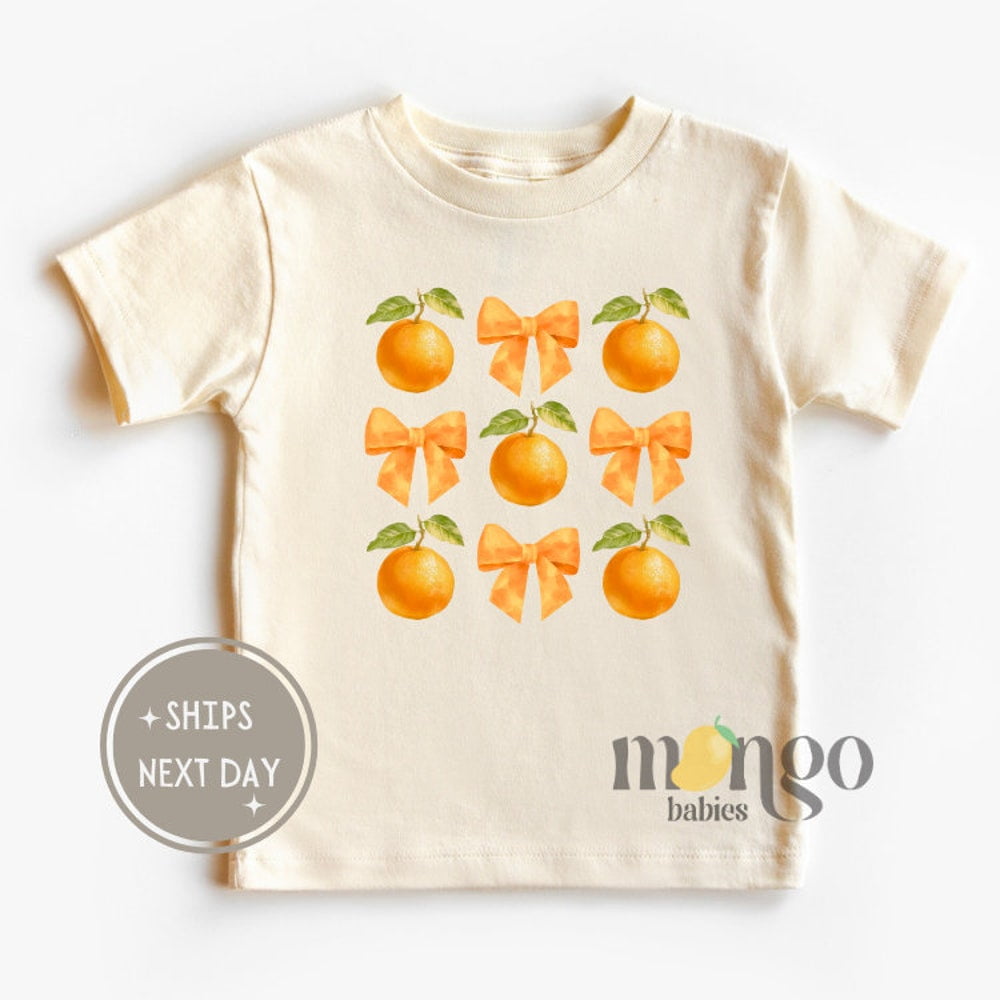 Cute Orange Girl Tshirt Little Cutie Orange Baby Shower Gift For ...