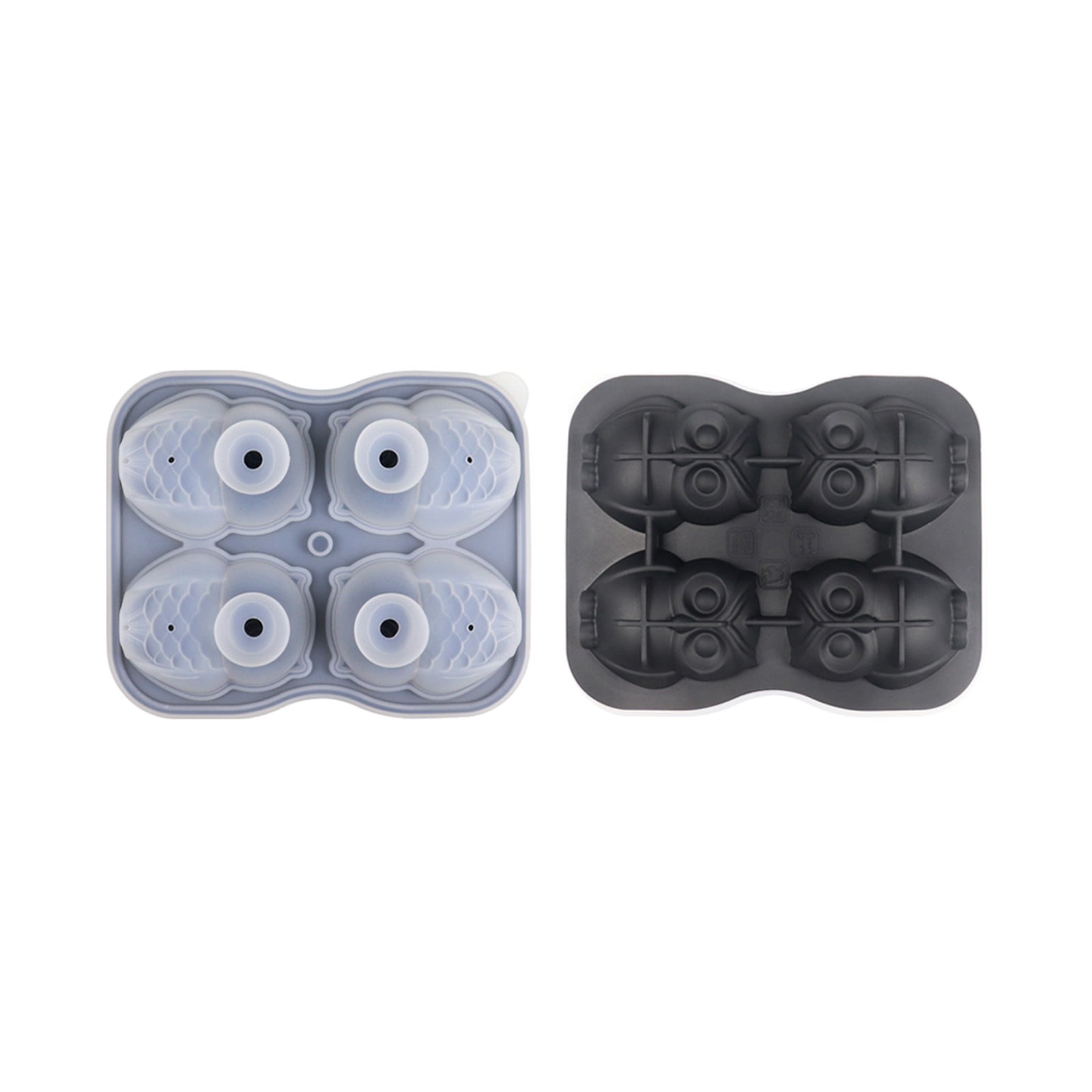 Cute Owl Ice Cube Mold, Owl Shapes Ice Cube Tray, Silicone Ice Mold Fun ...