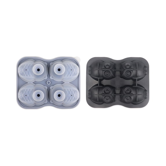 Cute Owl Ice Cube Mold, Owl Shapes Ice Cube Tray, Silicone Ice Mold Fun ...