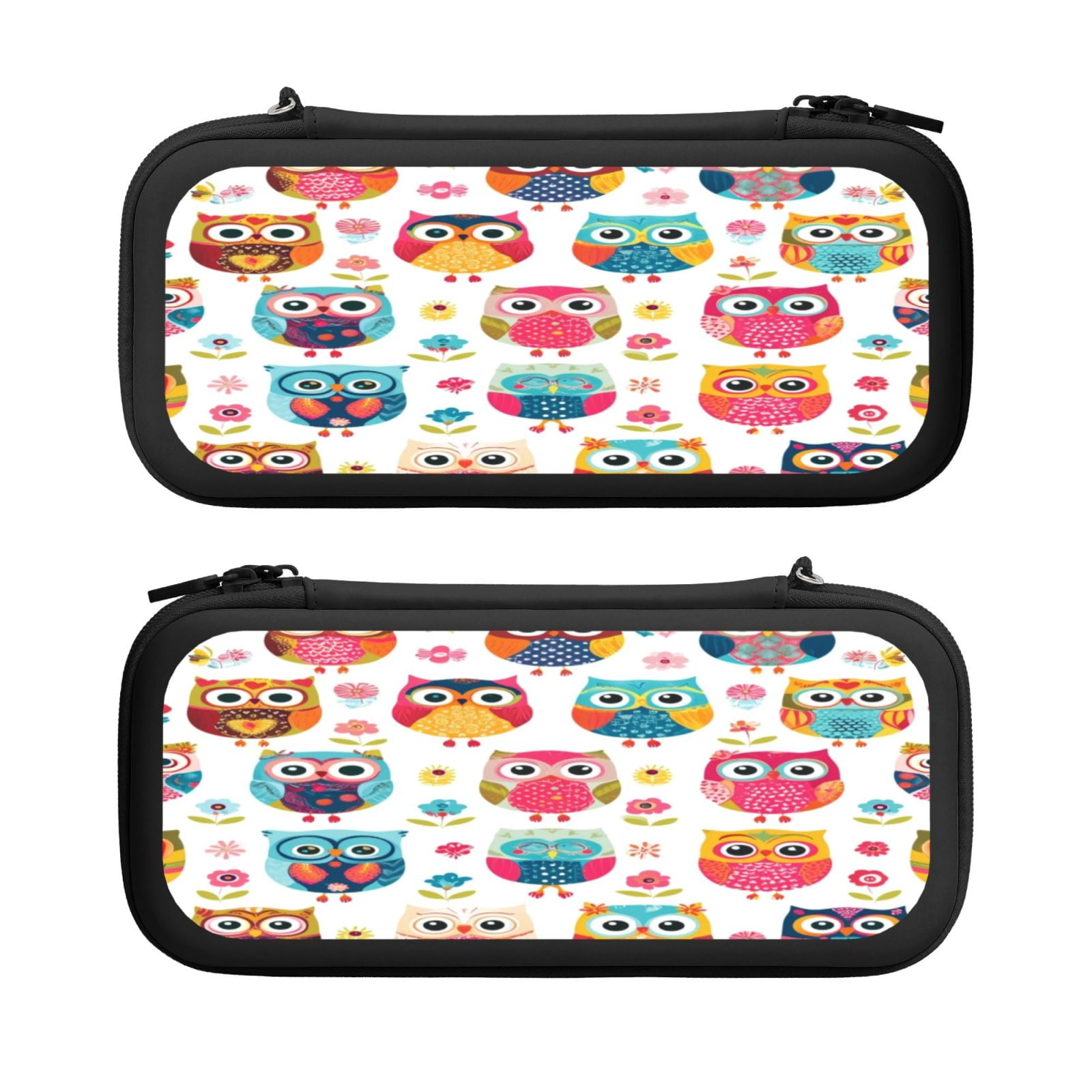 Cute Owl Pattern (4), Carrying Case For Nintendo Switch & OLED Version ...