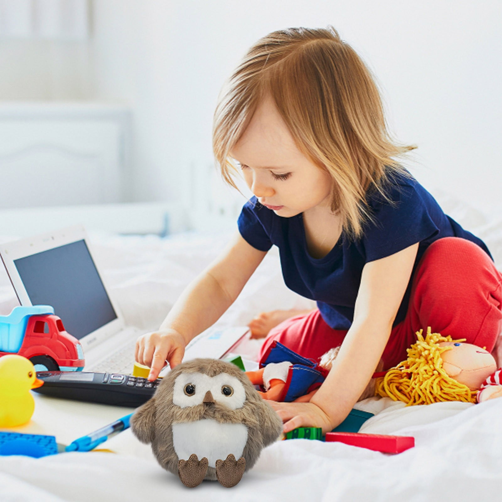 Cute Owl Snow Owl Soothing Doll Children's Companion Doll Suitable For ...