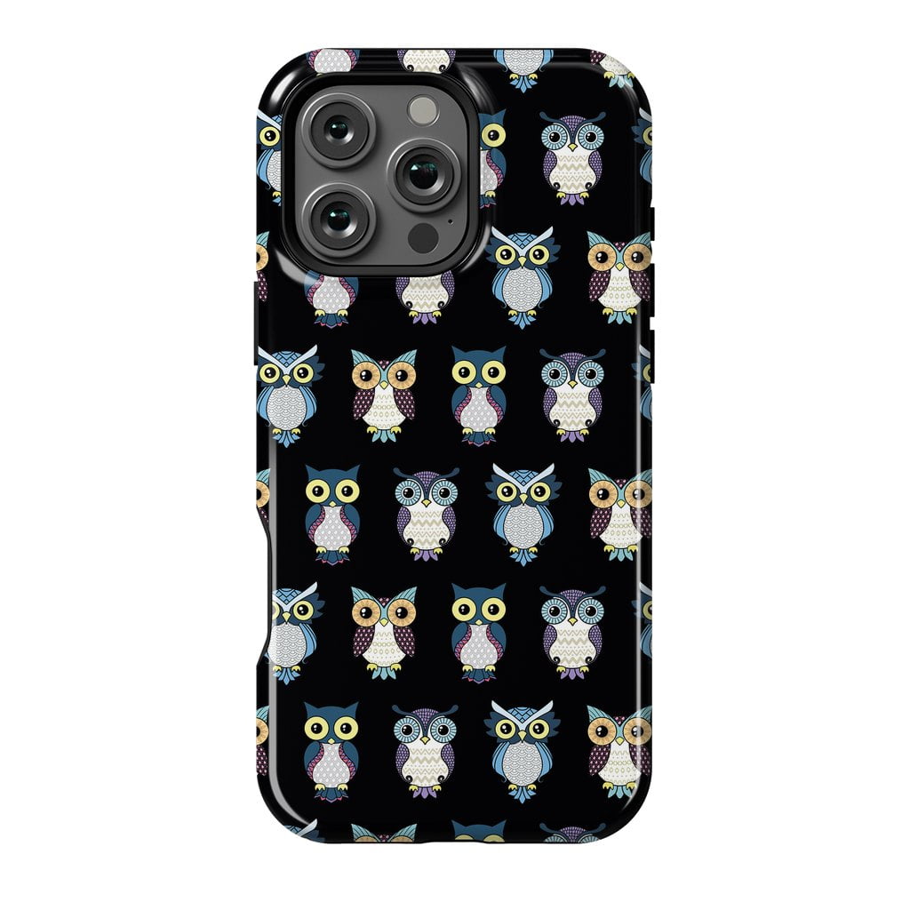 Cute Owls Woodland Animal Pattern Phone Case for iPhone 11 12 13 14 15 ...