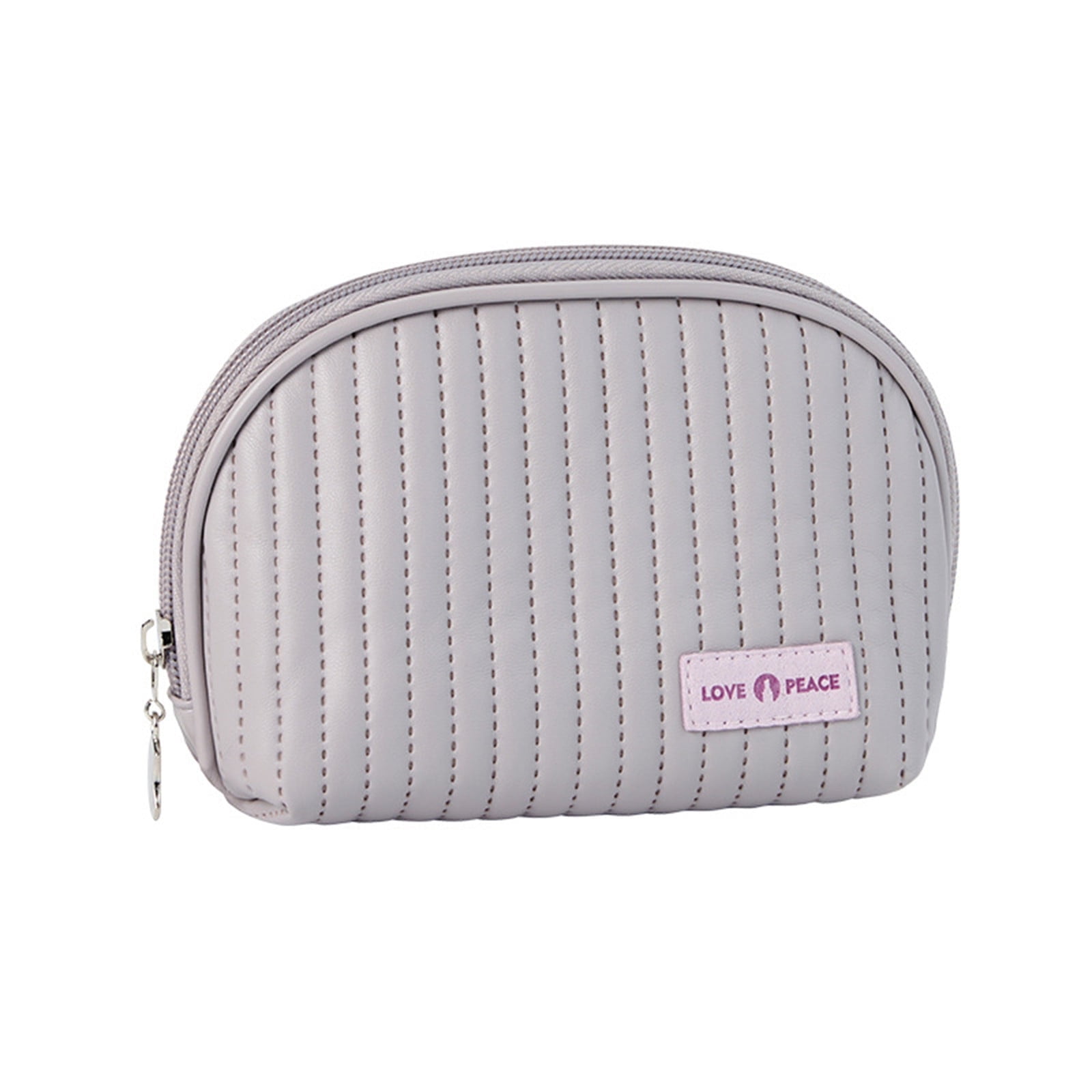 Cute PU Leather Makeup Pouch, Mini Size, Quilted Design, For Women ...