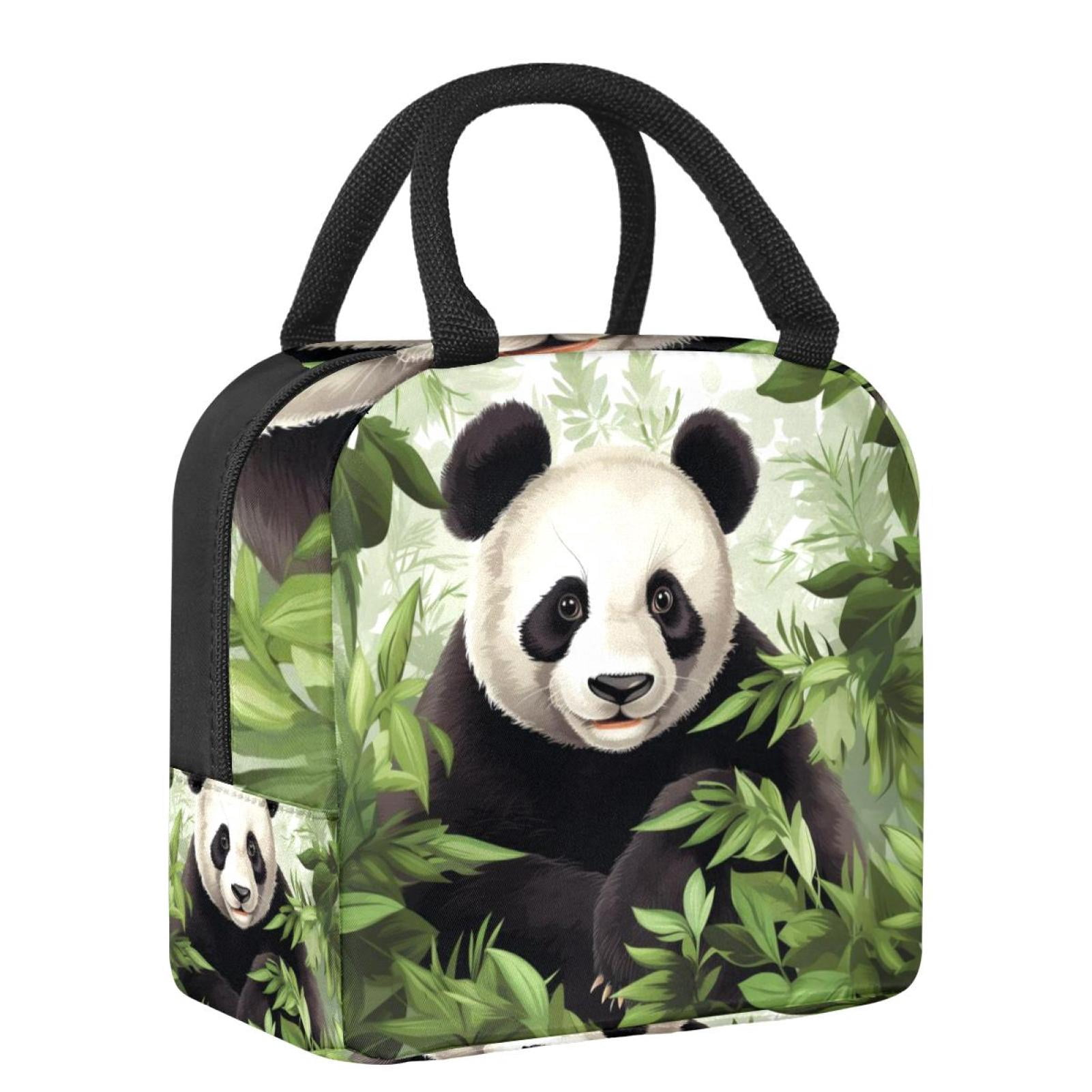 Cute Panda Animals Lightweight Large Capacity Tote Lunch Bag for Men ...