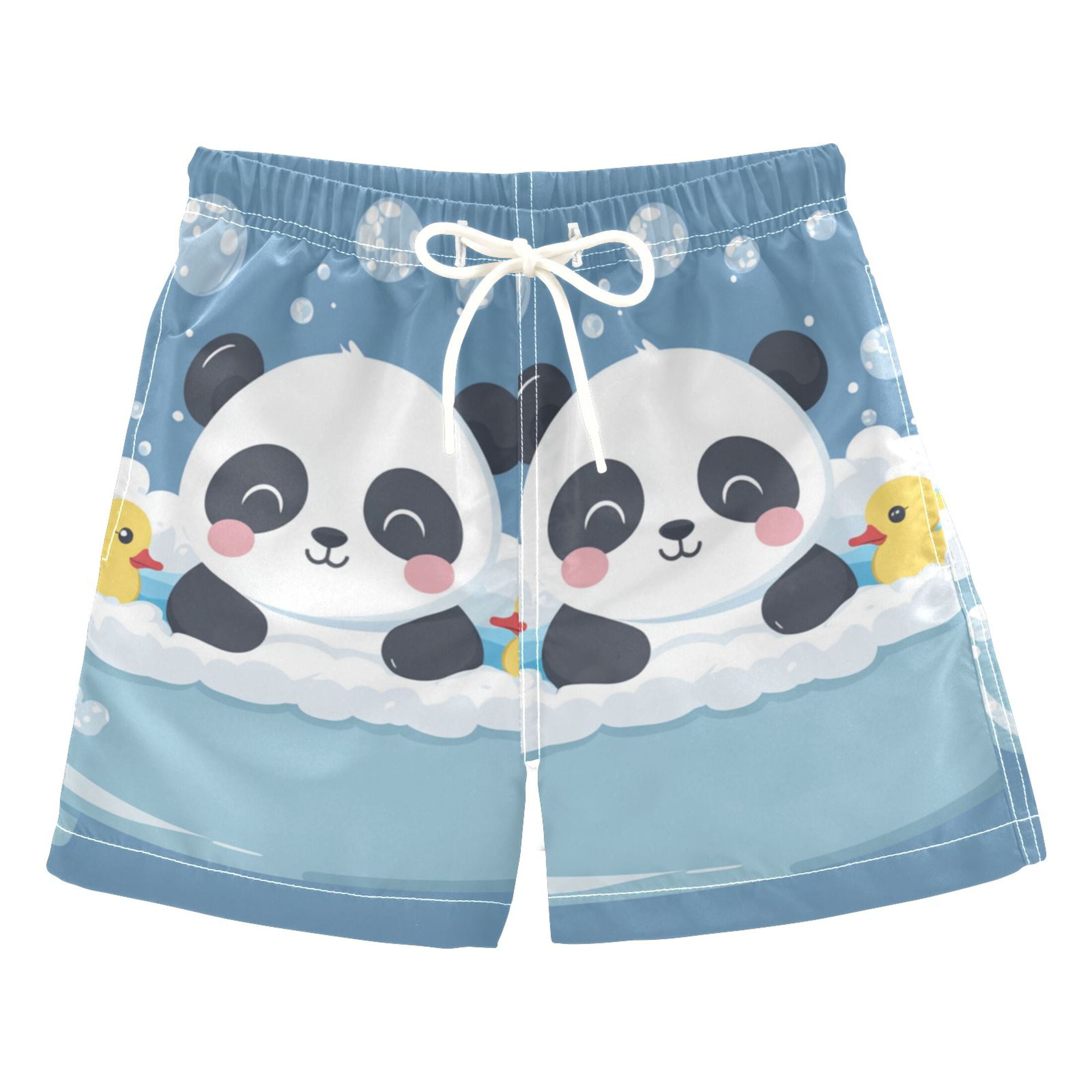 Cute Panda Bathing Boys' Swim Trunks Board Shorts Beach Pants Bathing ...