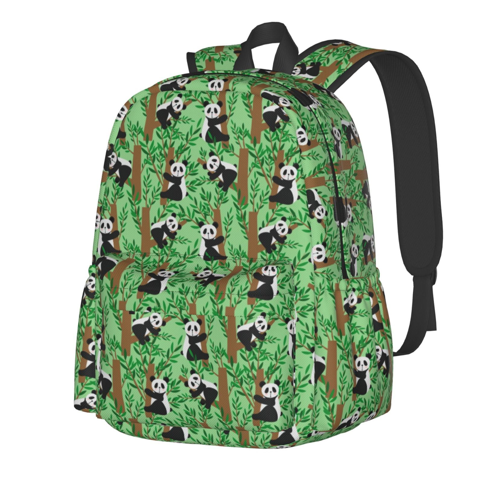 Cute Panda Climb Tree Backpack for Men Women Laptop Backpack Hiking ...