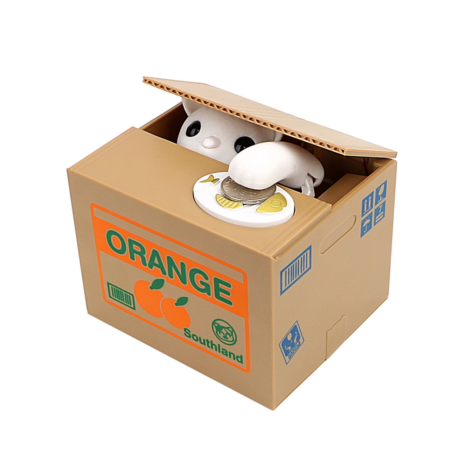 Cute Panda Coin Box Cat Thief Steal Coin Bank Money Saving Box ...
