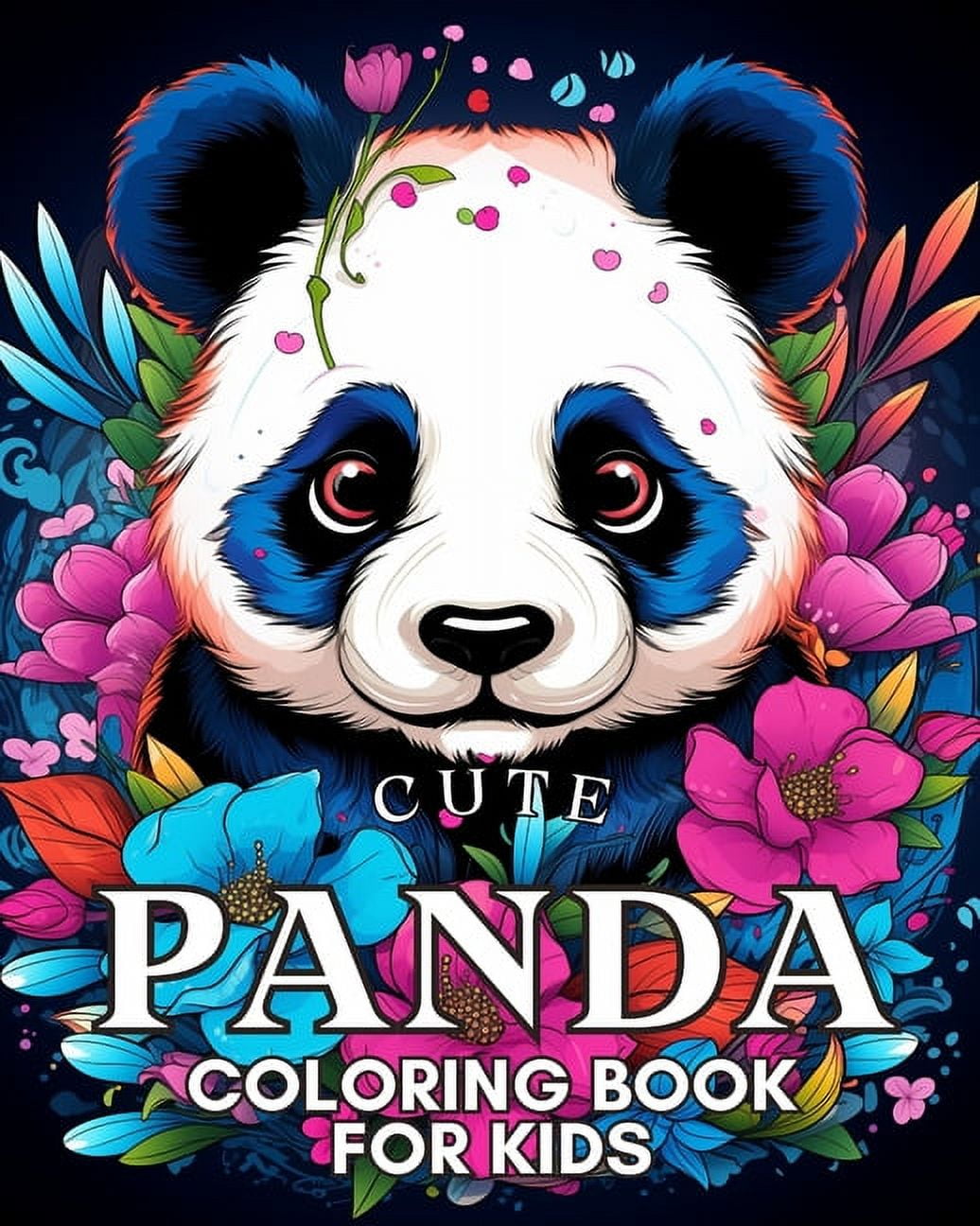 Cute Panda Coloring Book For Kids: Funny Coloring Pages for Girls and ...