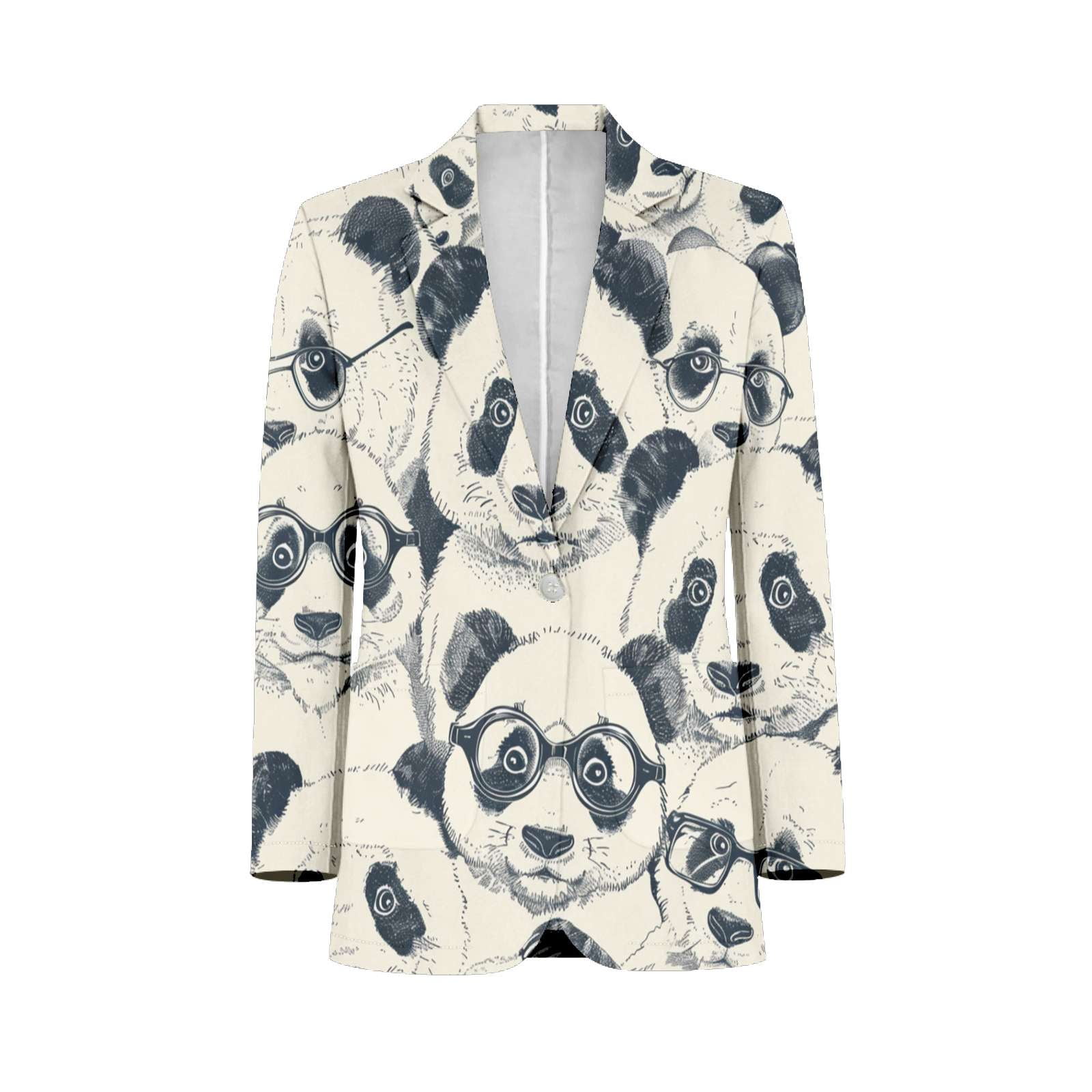 Cute Panda Customized Men's Suits full man Shawl Collar Gentleman Suits ...