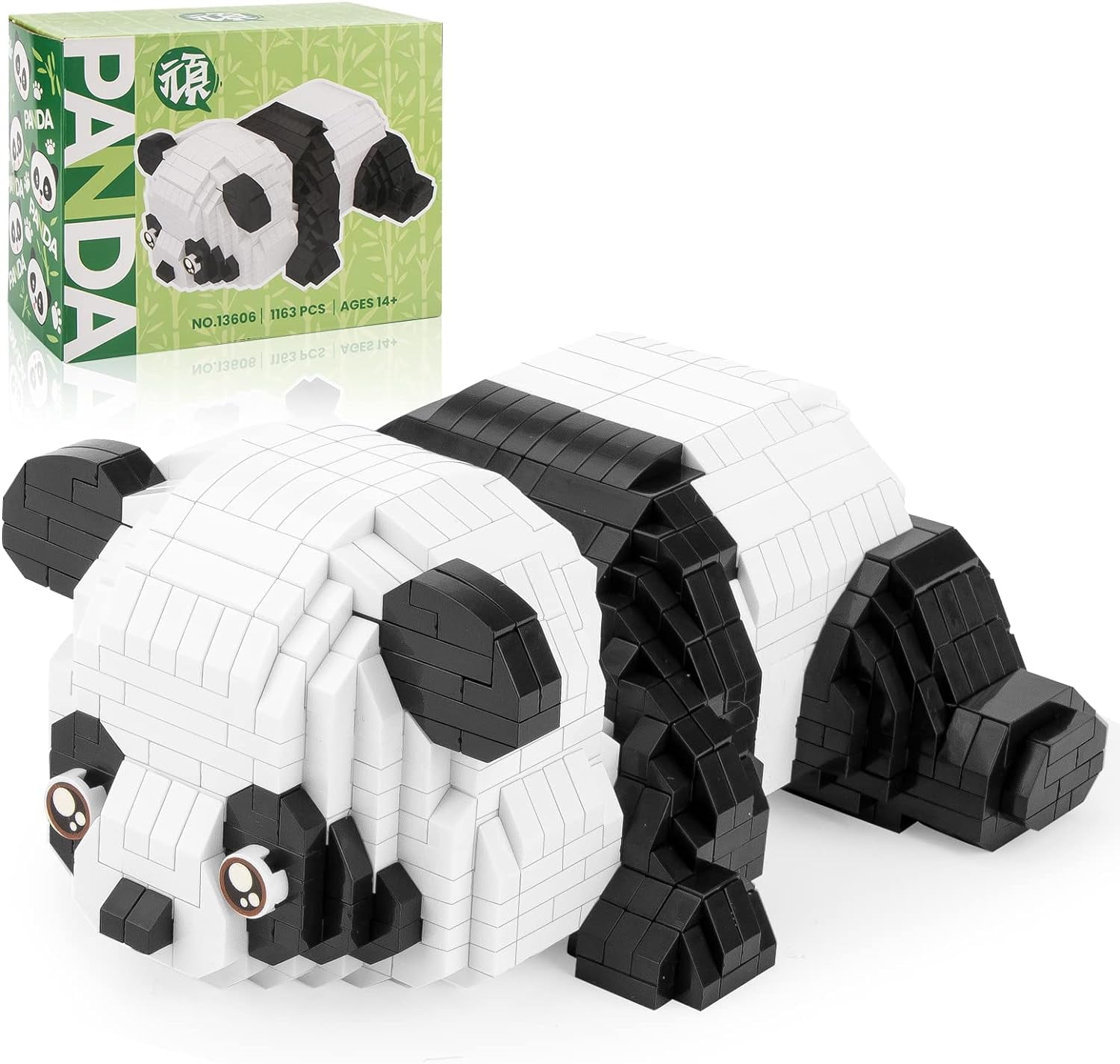ODYSITE Cute Panda Mini Building Blocks Sets, 1163 PCS Micro Bricks for ...