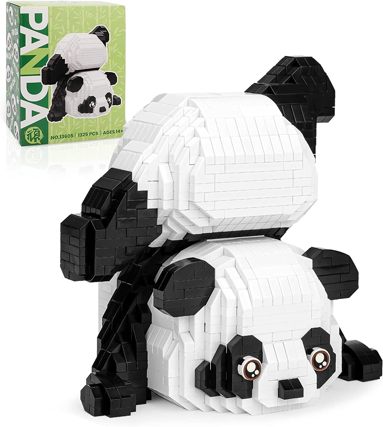 ODYSITE Cute Panda Mini Building Blocks, 1325 PCS Educational Toy for ...