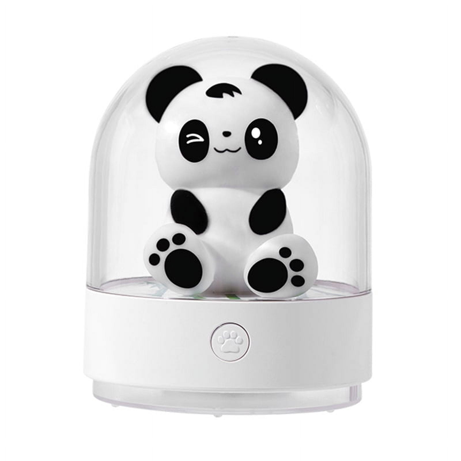 Cute Panda Night Light Led RGB Color Changeable Night Lamp Aromatherapy ...