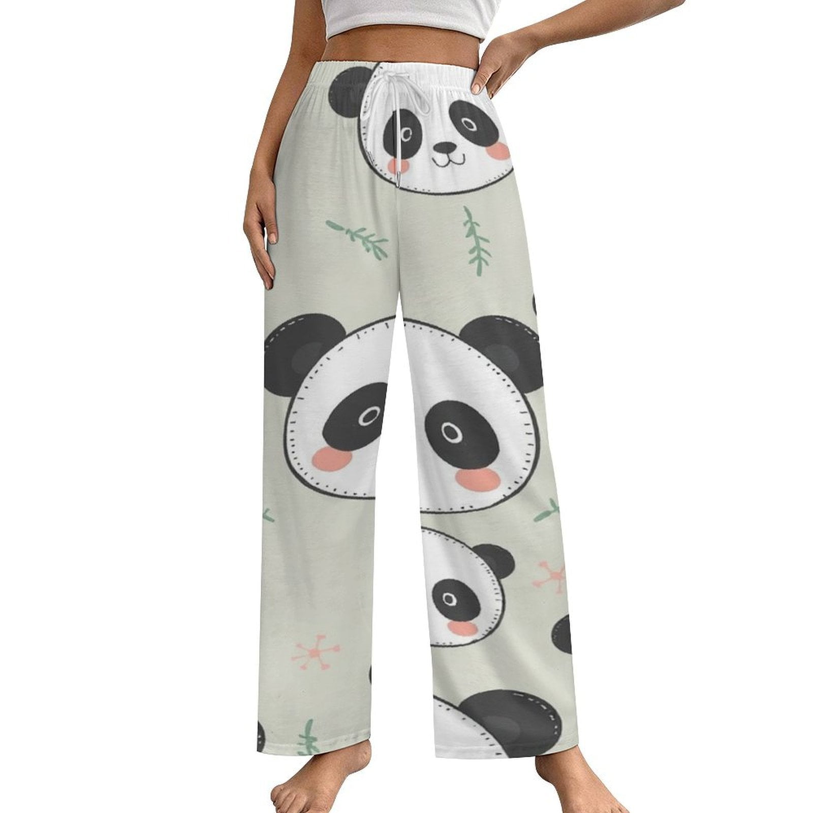 Cute Panda Pattern(3) Women's Pajama Pants Casual Trousers - Walmart.com