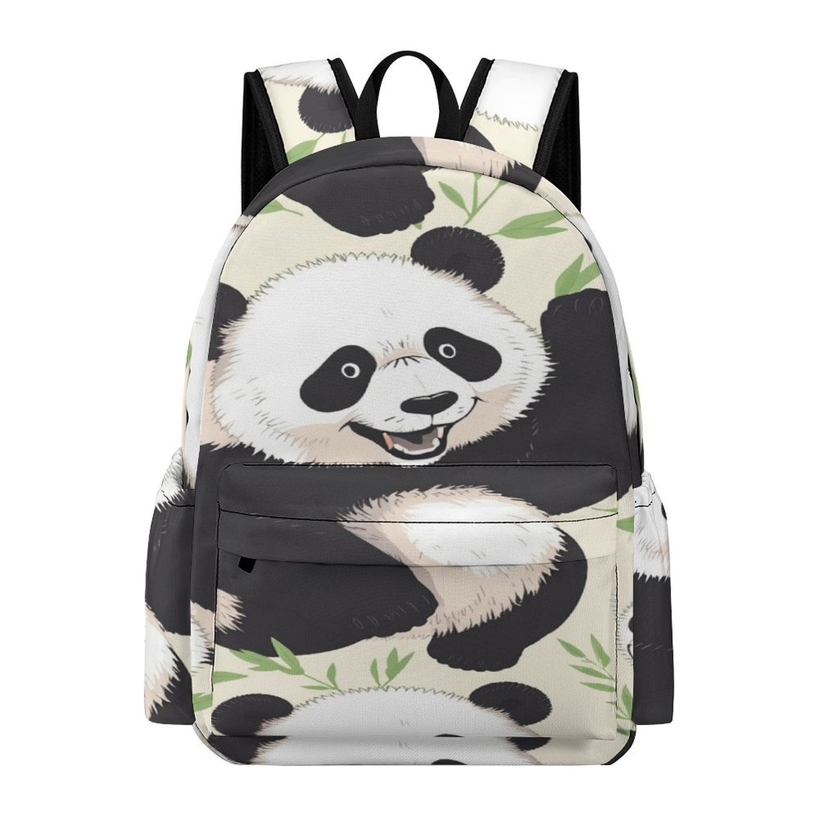 Cute Panda Pattern Backpacks Teenager Bookbag Casual School Bags Travel ...