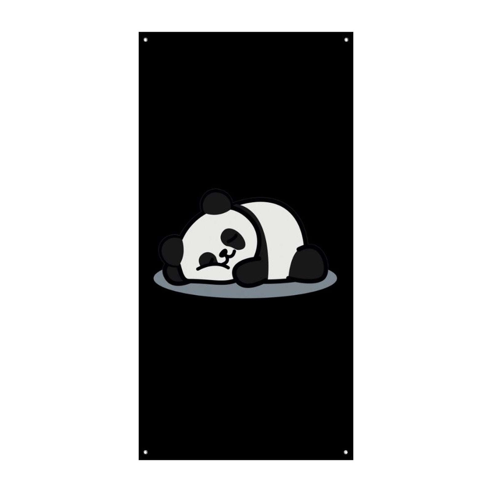 Cute Panda Pattern Door Cover Banners Flag Hanging Backdrop Sign Door ...