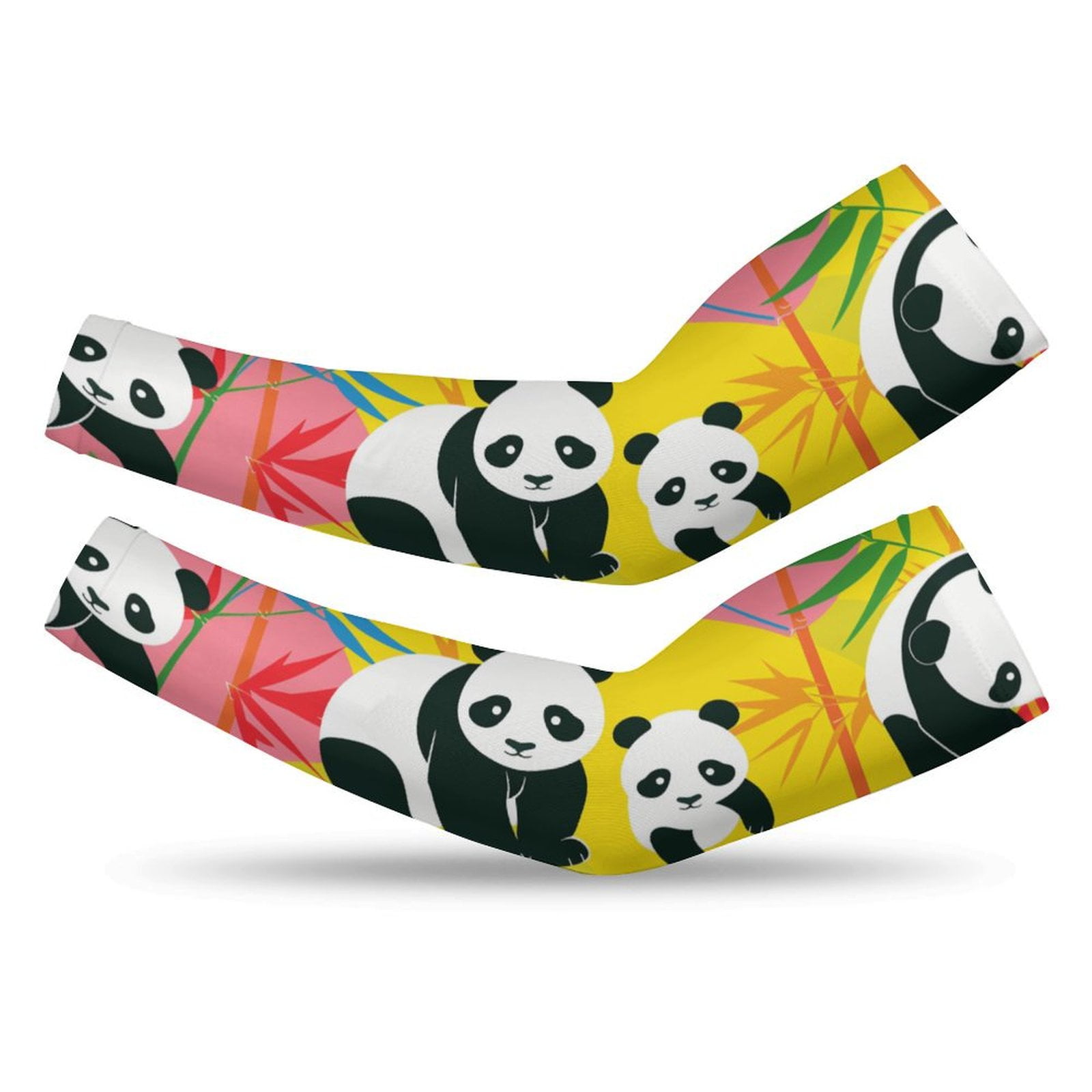 Cute Panda Protection Cooling Arm Sleeves For Men Women, Uv Compression ...