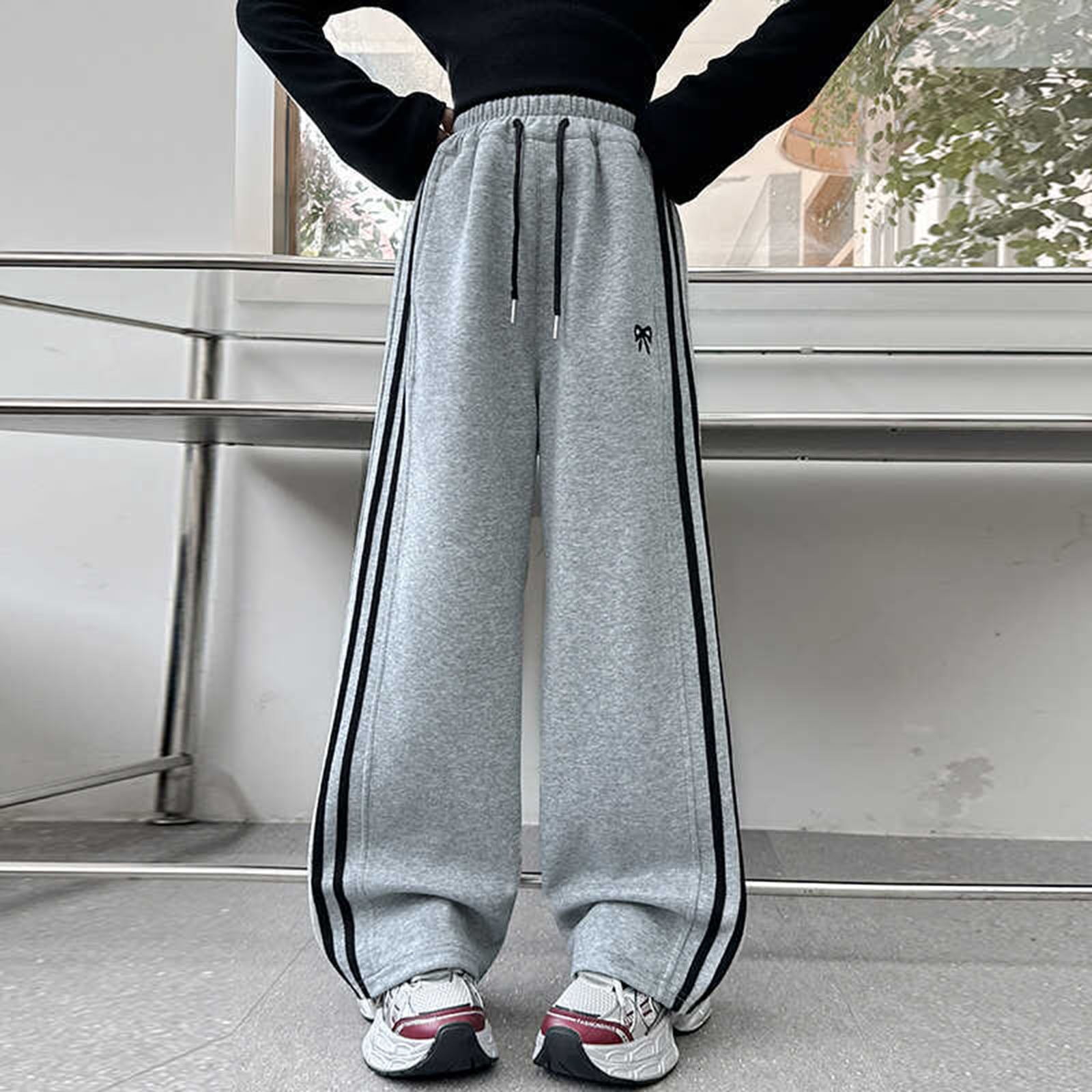 Cute Pants for Girls 10-12 School Girl's Striped Pants Y2K Stripe Color ...