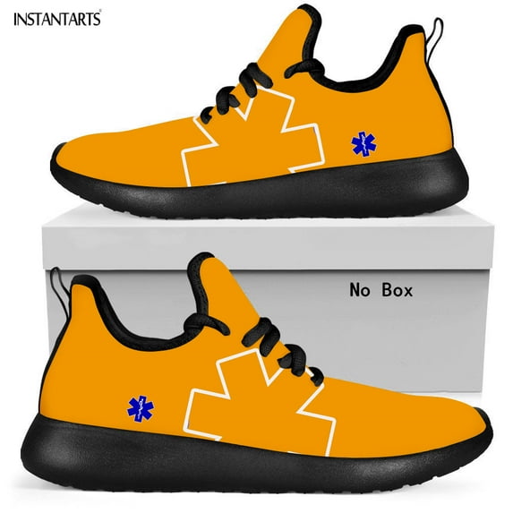 Cute Paramedic Ems Design Women Sneakers Lace Up Spring Summer Footwear ...