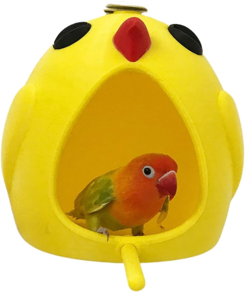 Cute Parrot Shape Bird House with Perch Parrot Breeding Box House Bird ...
