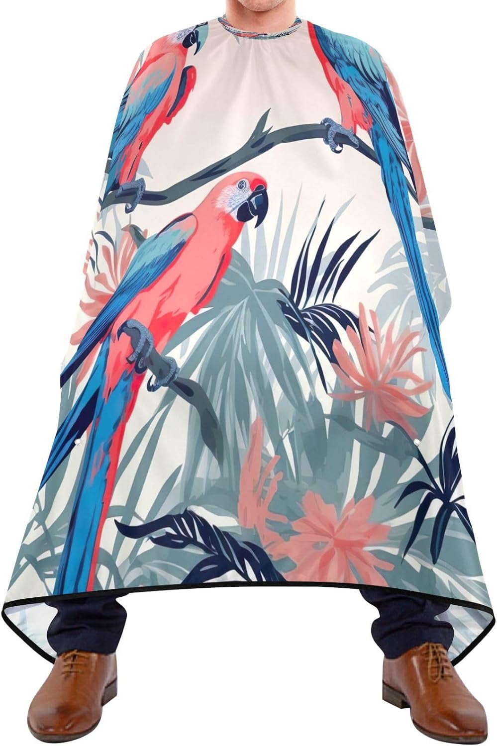 Cute Parrot6 Salon Cape, Hair Cutting Cape with Snaps, Professional ...