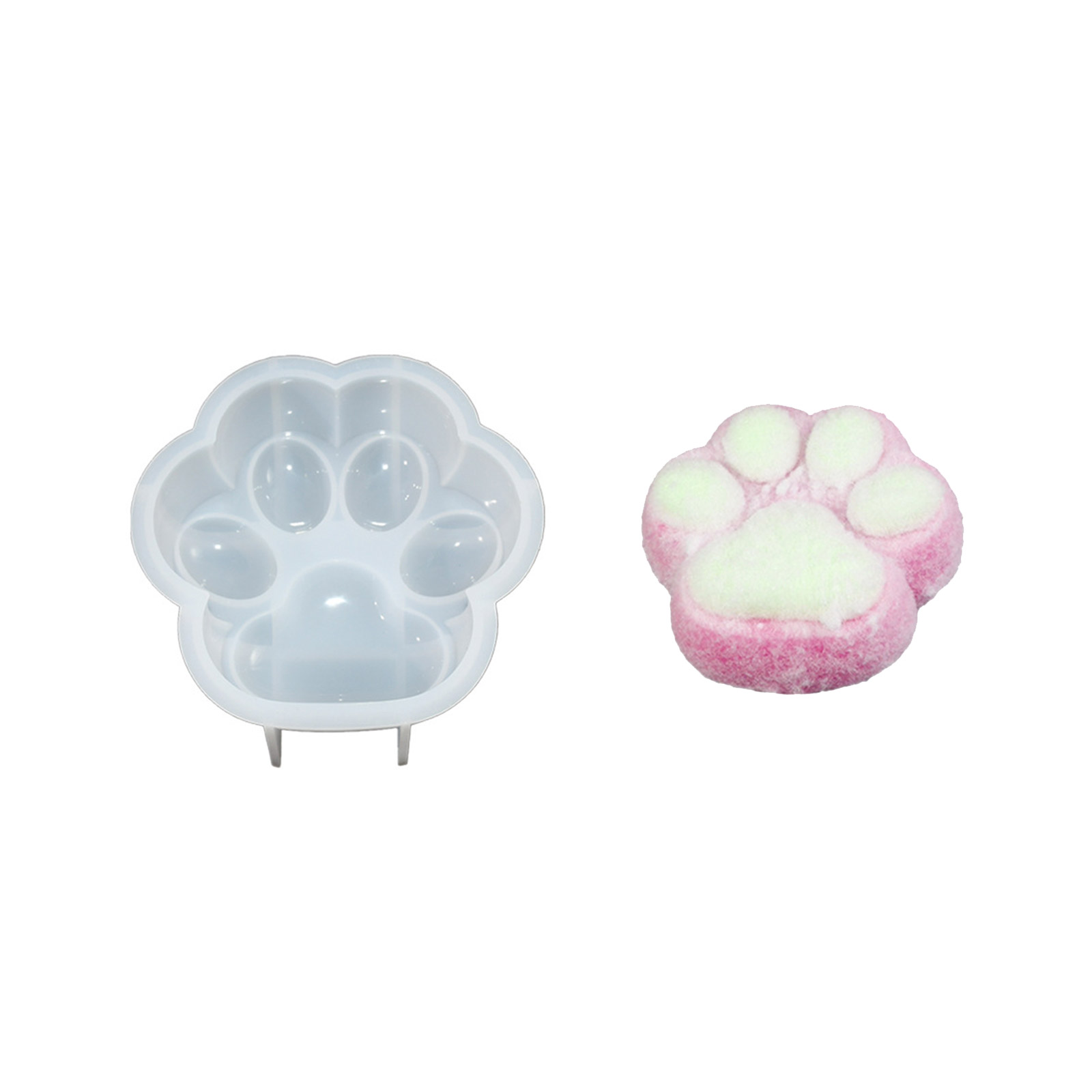 Cute Paw Pinch Mold for Making Cake Mousses Candy DIYs Craft Baking ...
