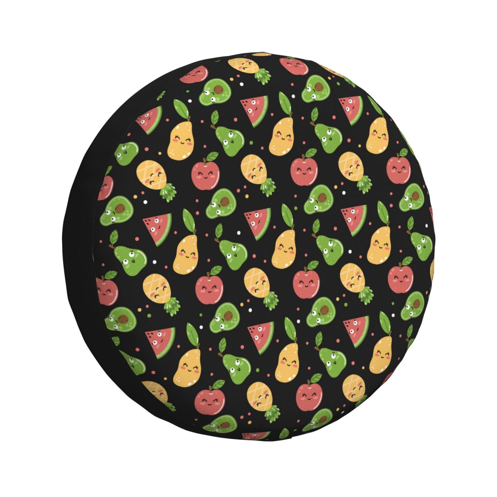 Cute Pear Mango Watermelon Pineapple Spare Tire Cover for Trailer ...