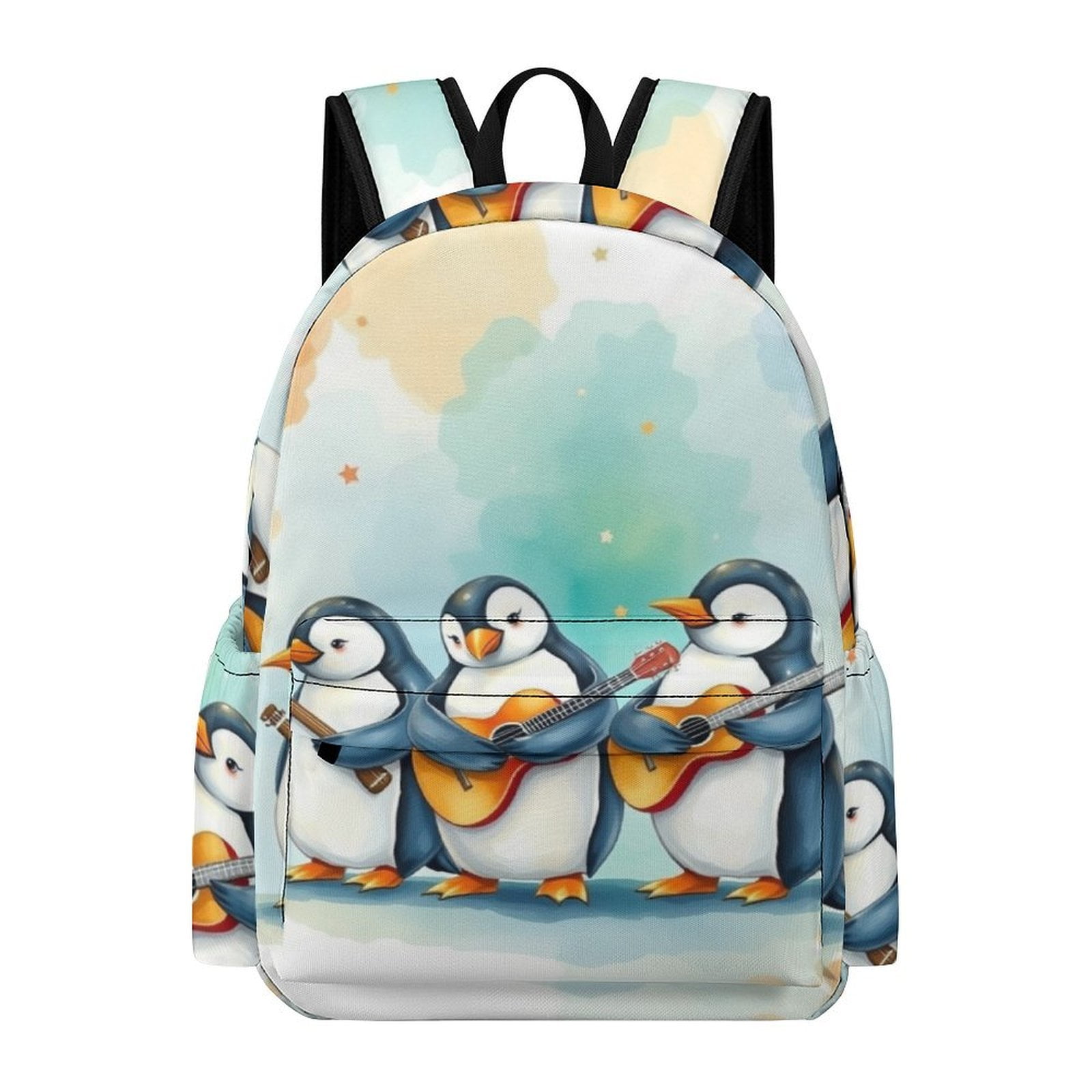Cute Penguin Backpacks Teenager Bookbag Casual Students School Bags ...