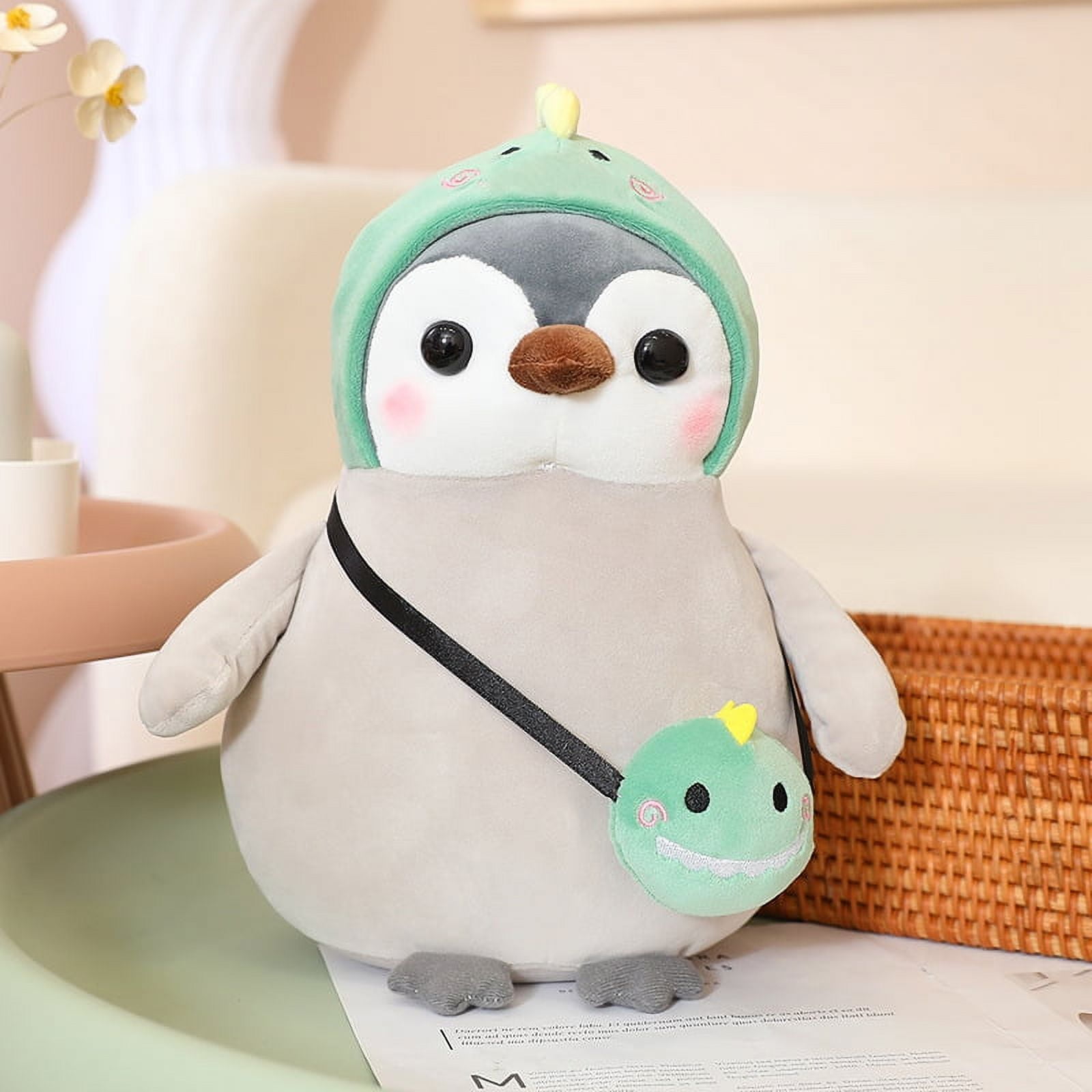 Cute Penguin Bow Custom Stuffed Animal Plush Doll Kawaii Soft Penguin ...
