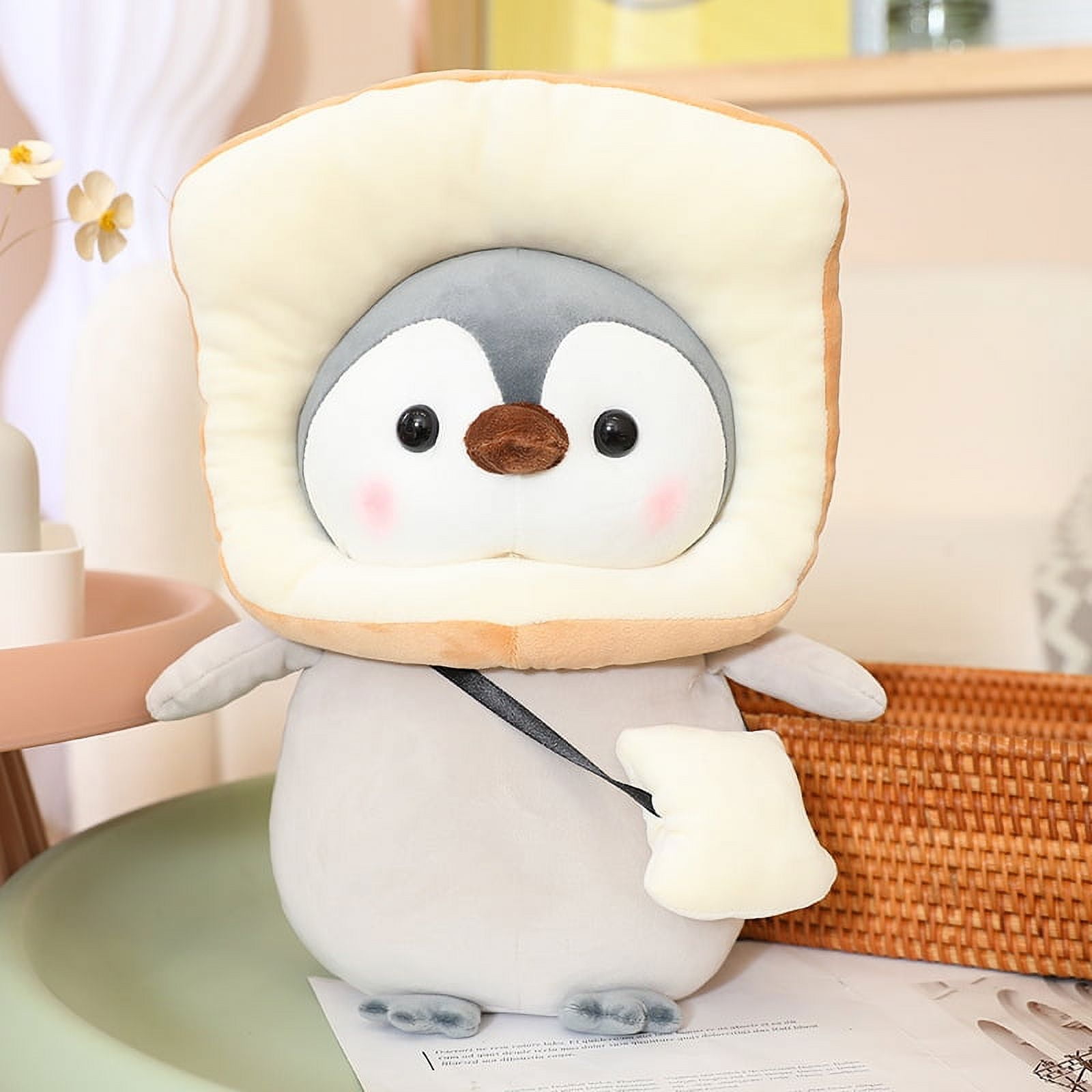 Cute Penguin Bow Custom Stuffed Animal Plush Doll Kawaii Soft Penguin ...