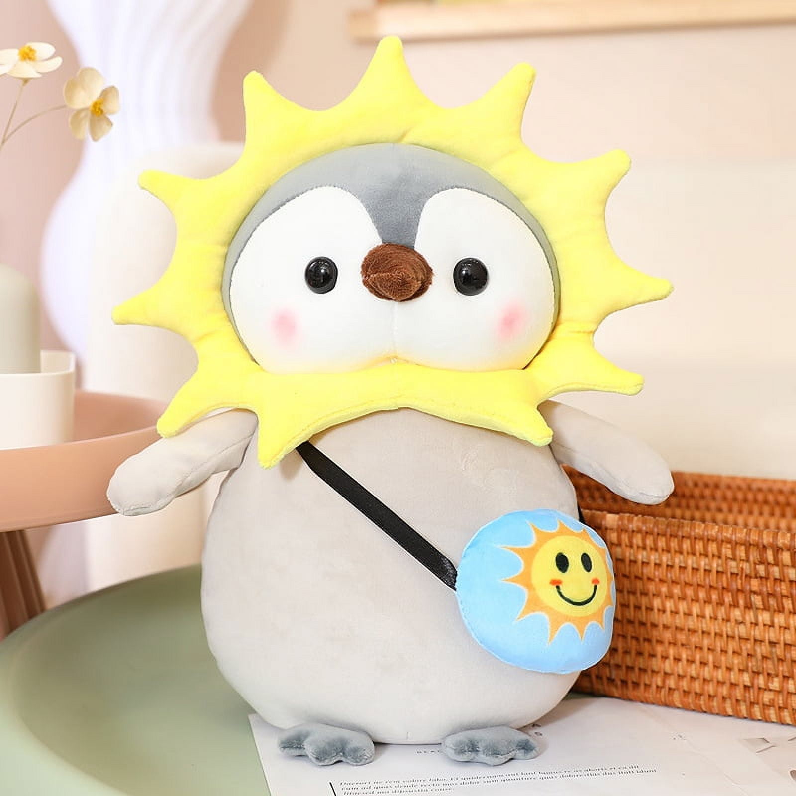Cute Penguin Bow Custom Stuffed Animal Plush Doll Kawaii Soft Penguin ...