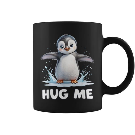 Cute Penguin Hug Me Coffee Mugs - Walmart.com