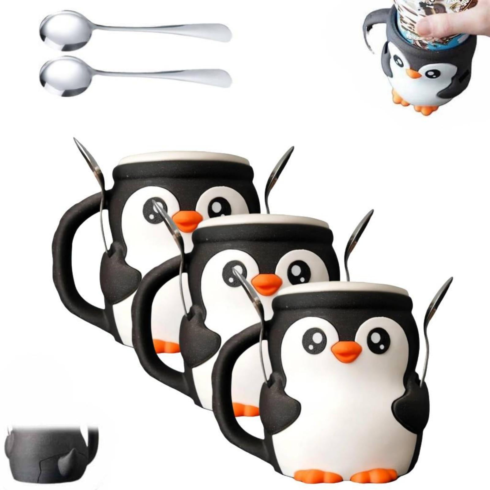 Cute Penguin Ice Cream Pint Holder, Pebbles the Penguin Ice Pint Holder ...