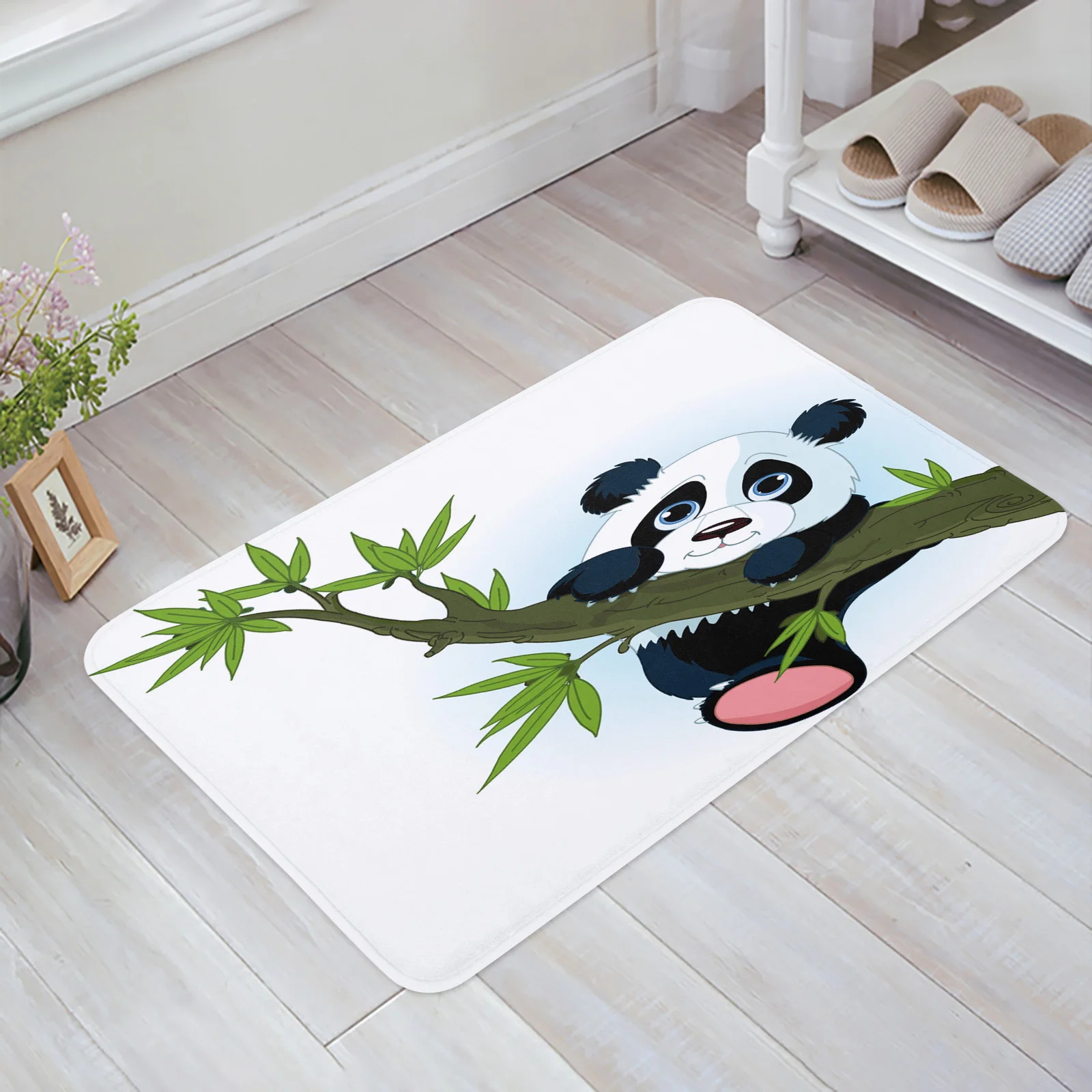 Cute Penguin Kitchen Floor Mat Living Room Decor Carpet Home Hallway ...