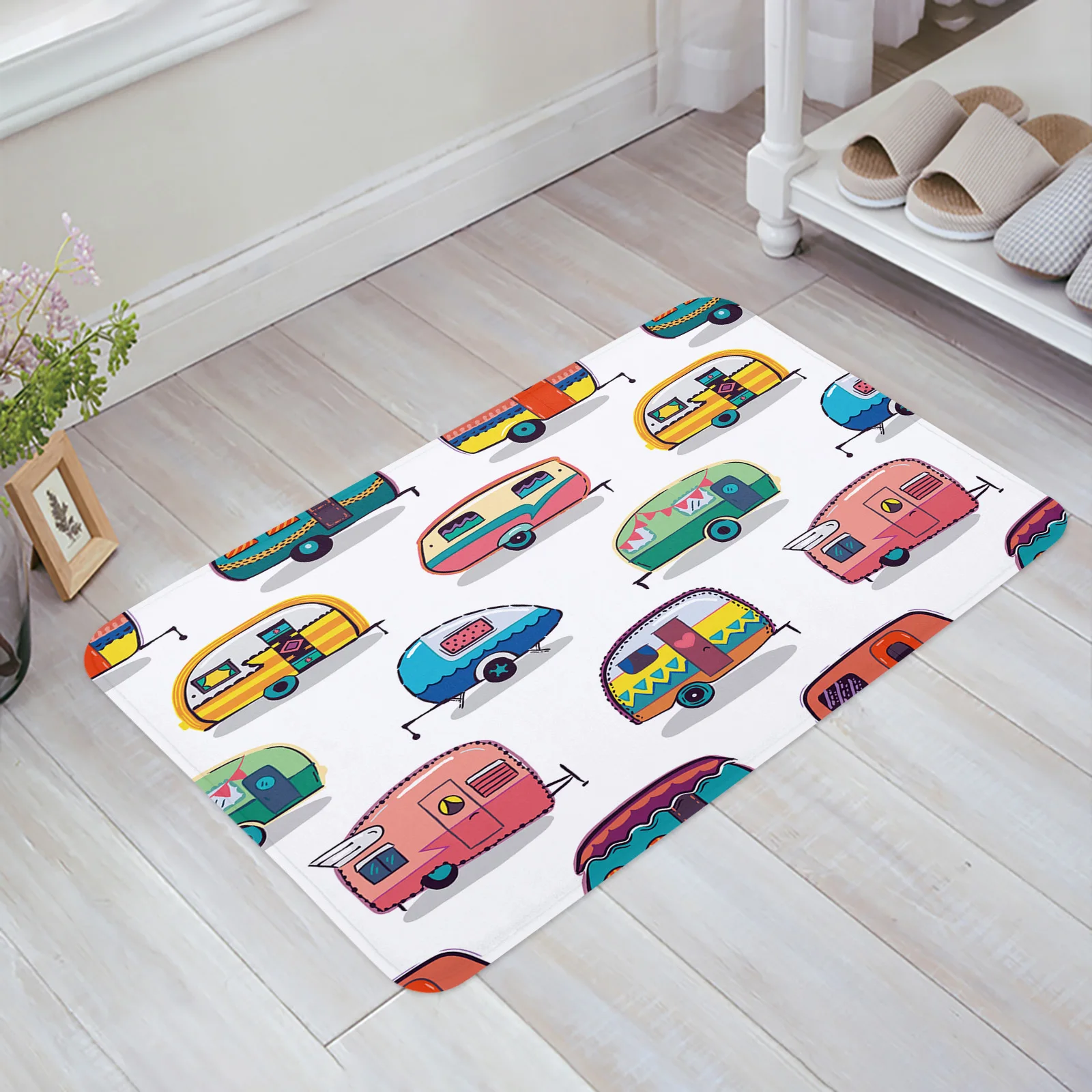 Cute Penguin Kitchen Floor Mat Living Room Decor Carpet Home Hallway ...