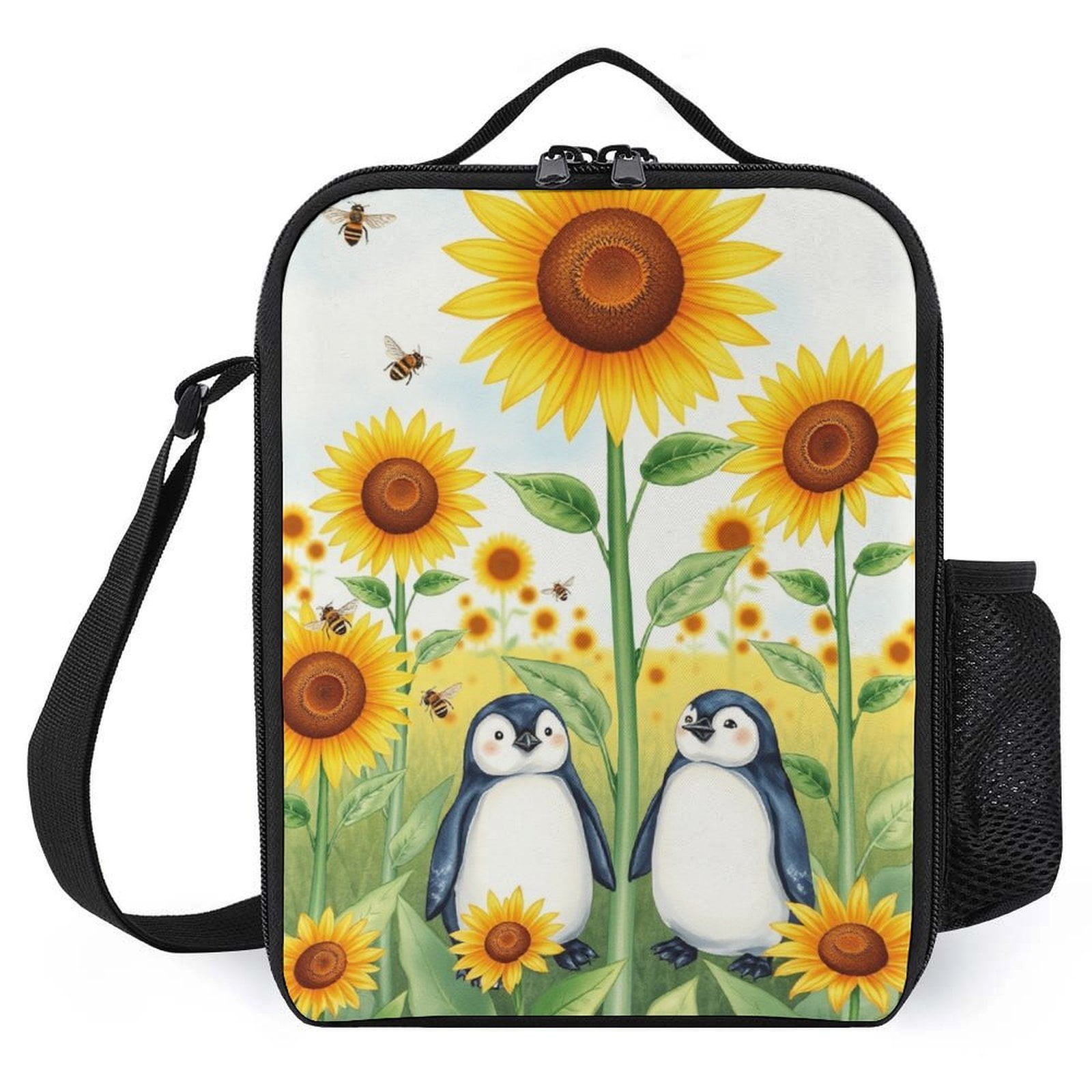 Cute Penguin Lunch Bags Lunch Container Cooler Bag Tote Lunch Box ...