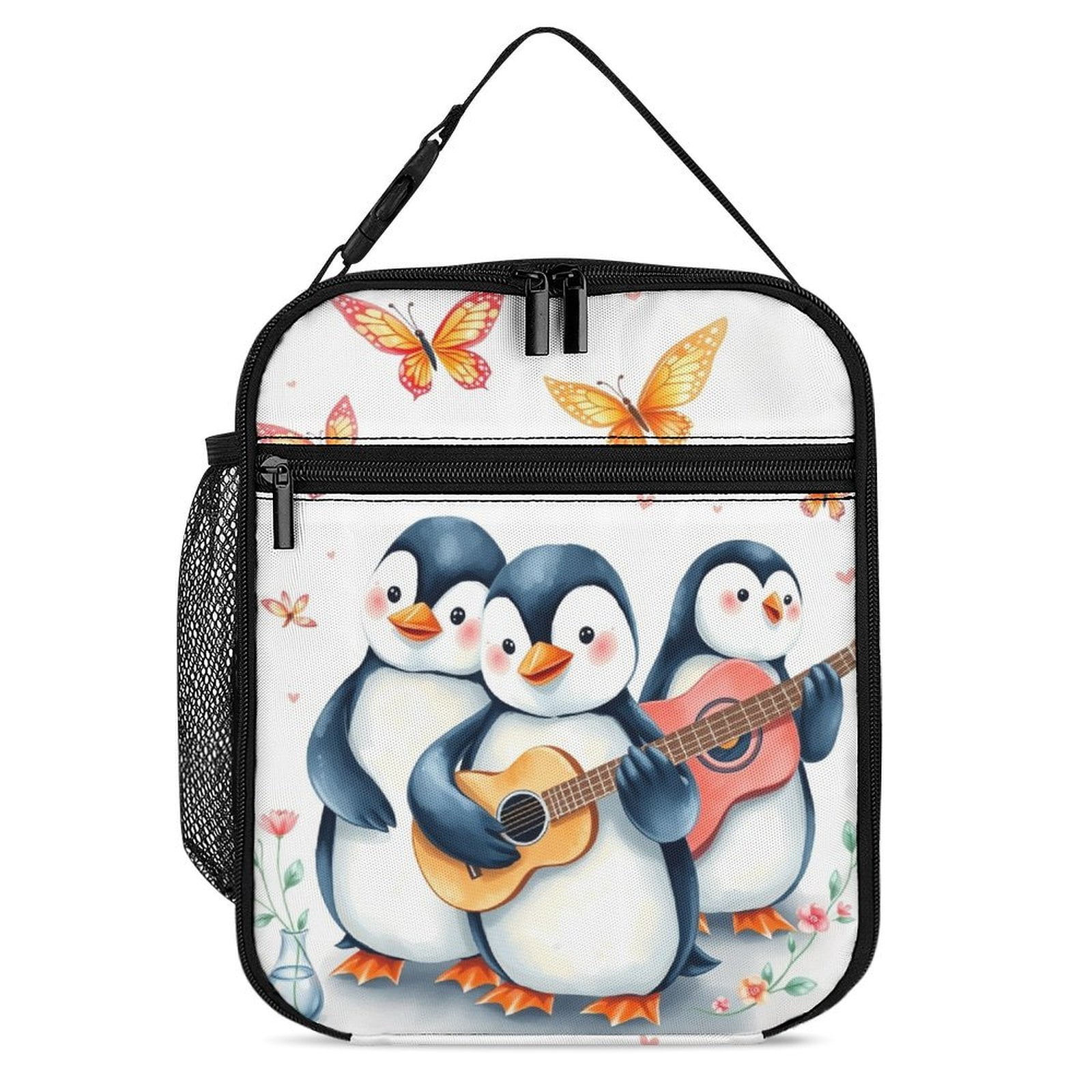 Cute Penguin Lunch Box Food Bag for Work Office Outdoor Picnic Meal ...